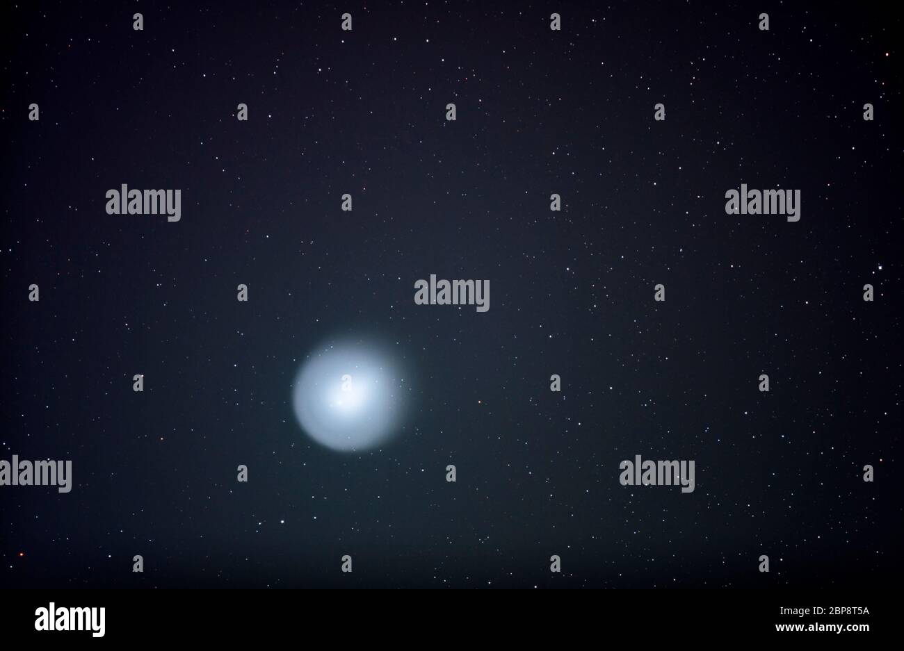 Comet 17P Holmes imaged on 7 November 2007, photographed from London ...