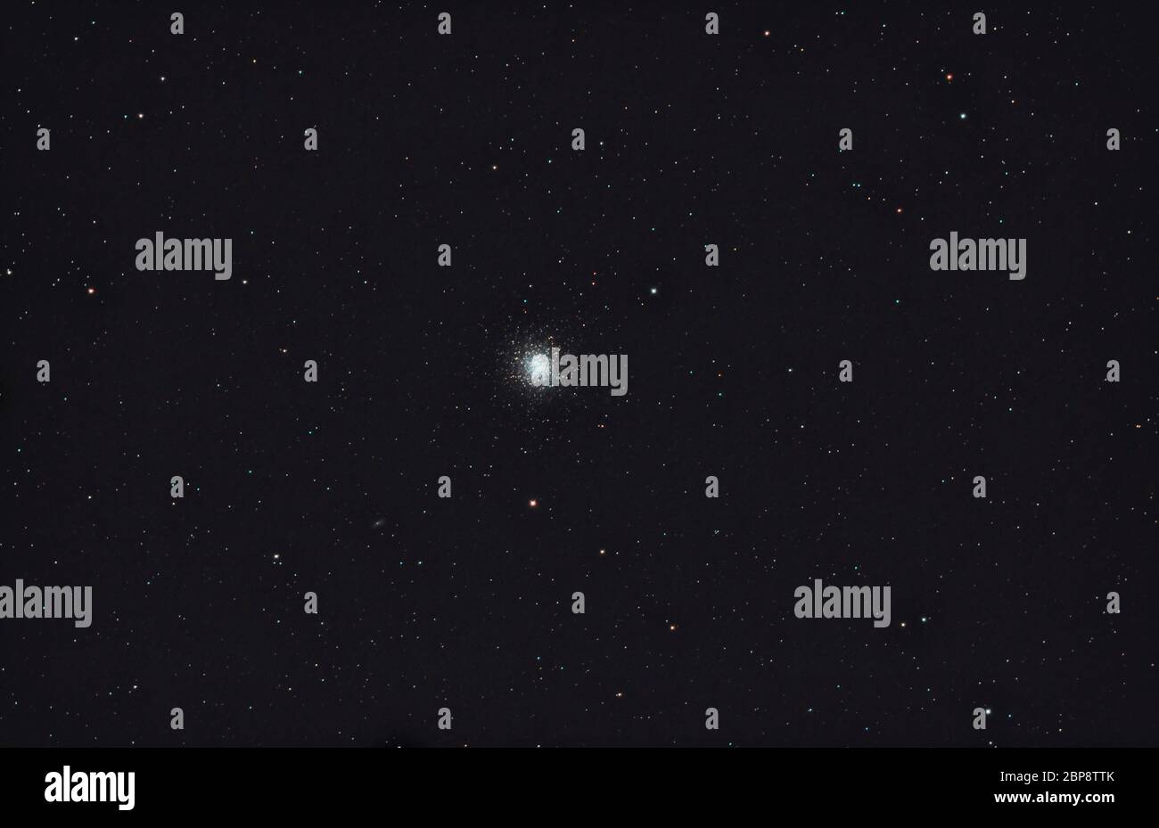 M13 globular cluster in Hercules, widefield view Stock Photo - Alamy