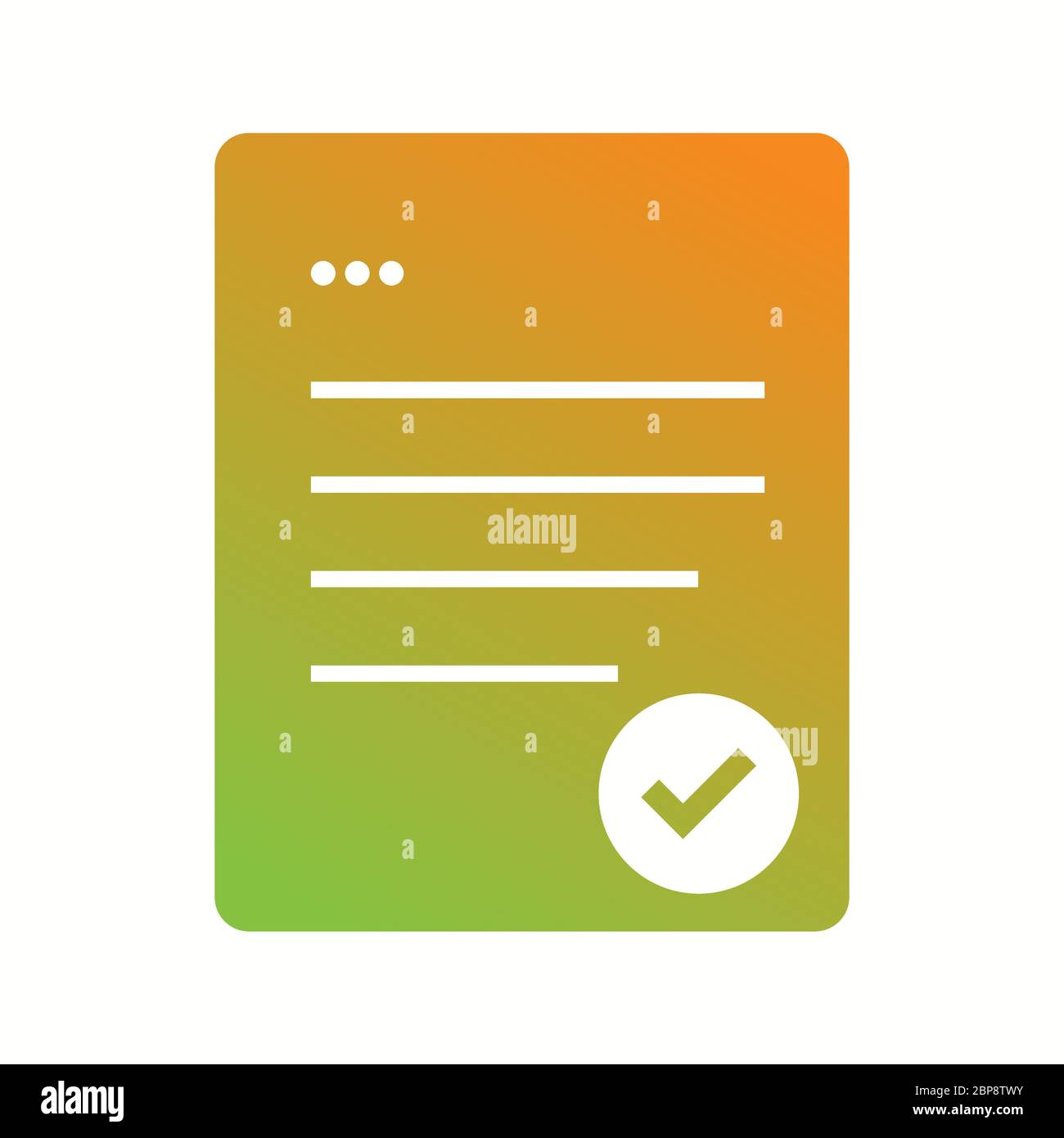 Beautiful Checklist Glyph Vector Icon Stock Vector Image & Art - Alamy