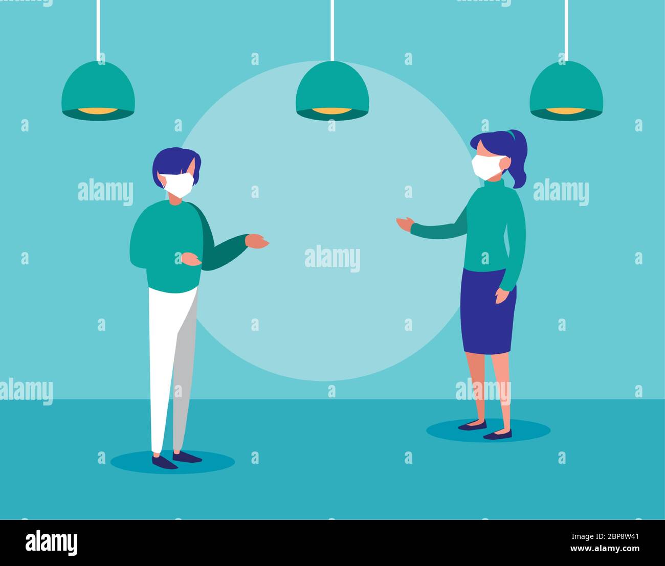 people with medical face mask , precautions by coronavirus, social ...