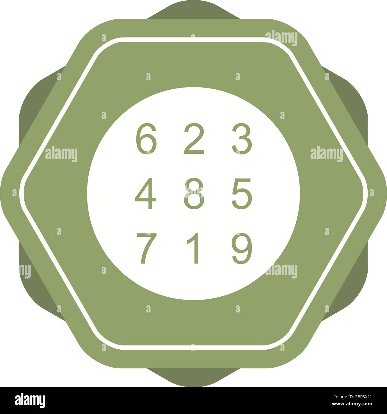 Glyph number Stock Vector Images - Alamy