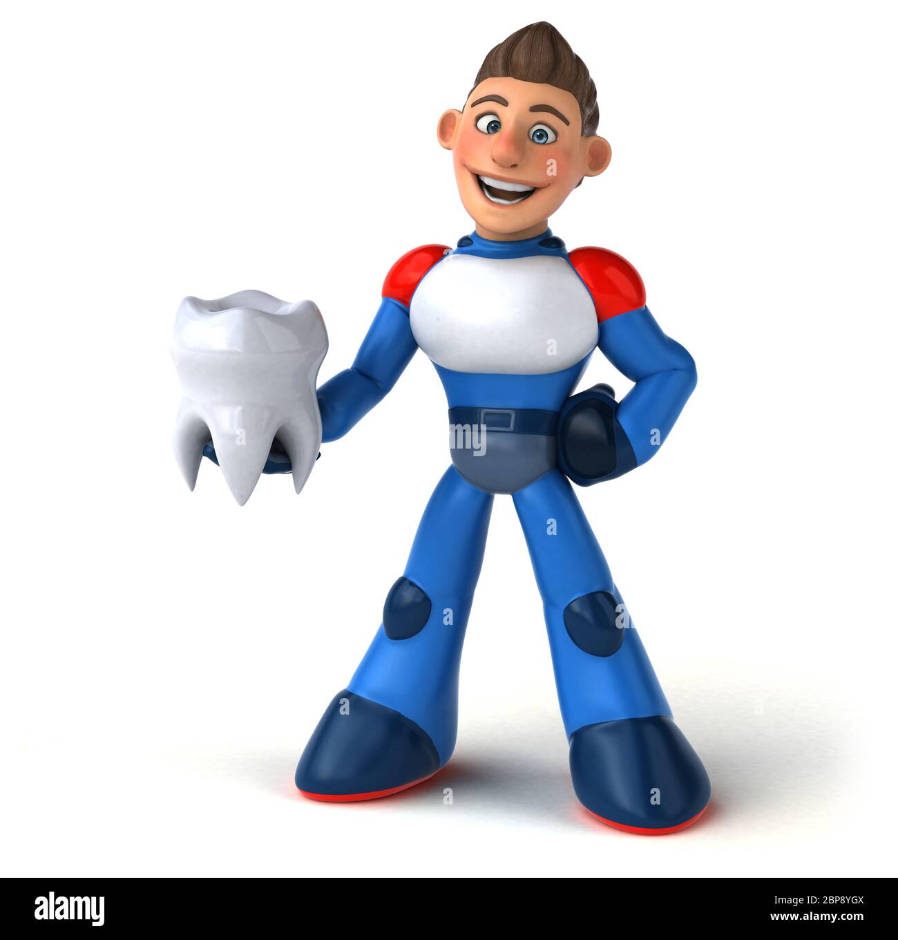 Cartoon illustration teeth super hero hi-res stock photography and ...