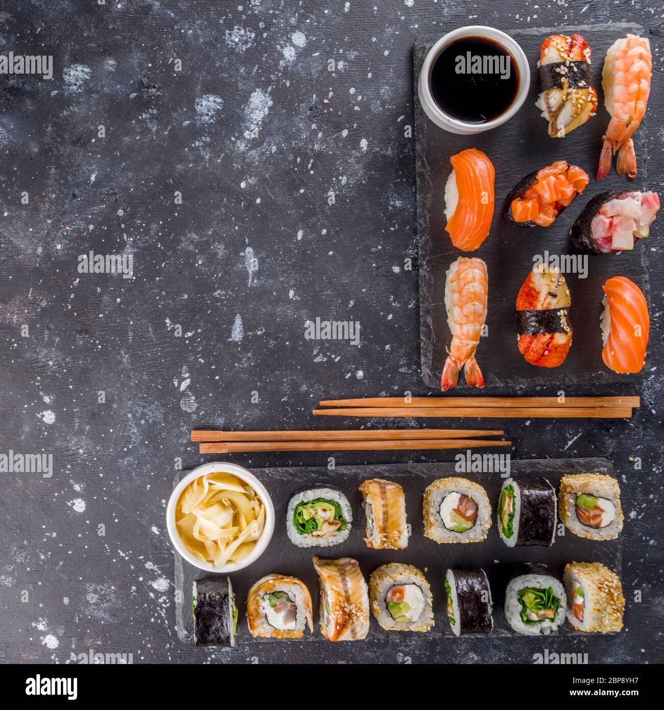 Big sushi set hi-res stock photography and images - Alamy