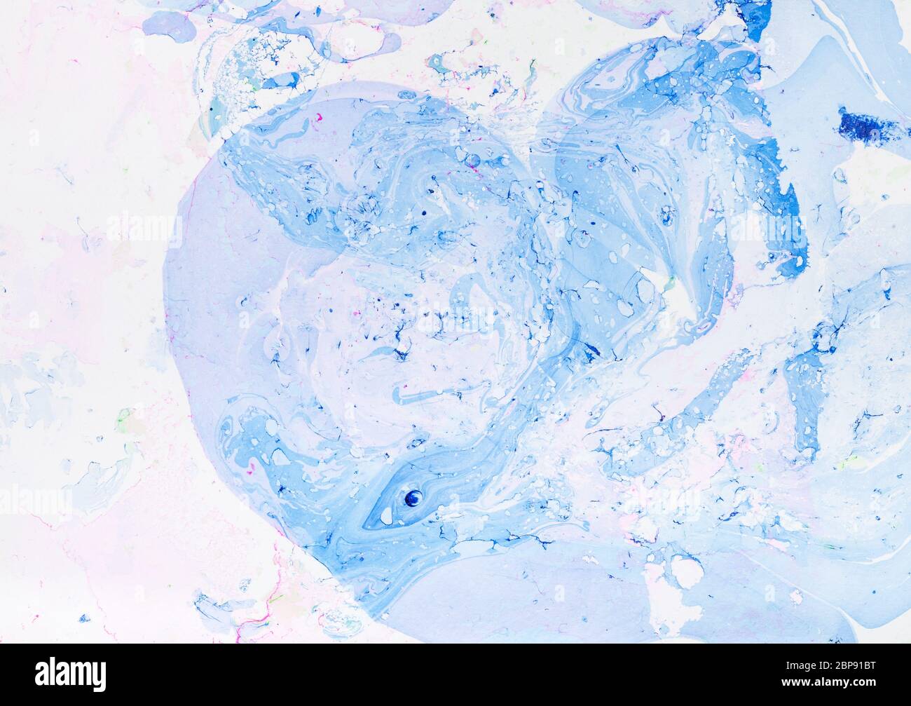 abstract stains handpainted in fluid acrylic flow painting technique by ...