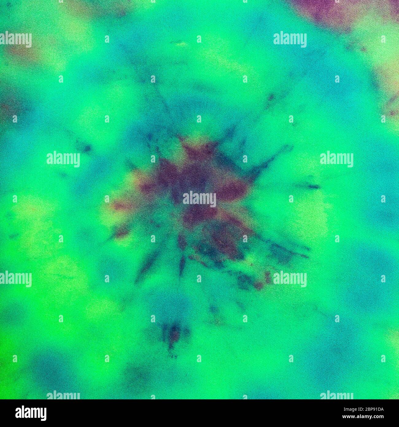 abstract blob in green background handpainted in cold Tie-dye batik ...