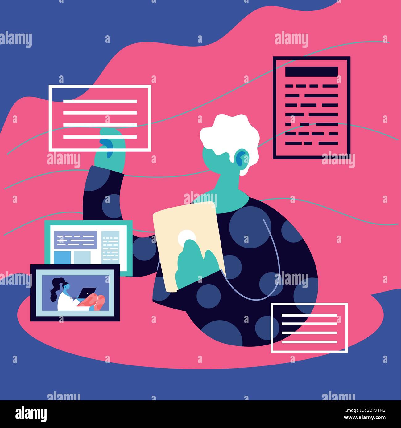 Electronic and technological gadgets Stock Vector Images - Alamy