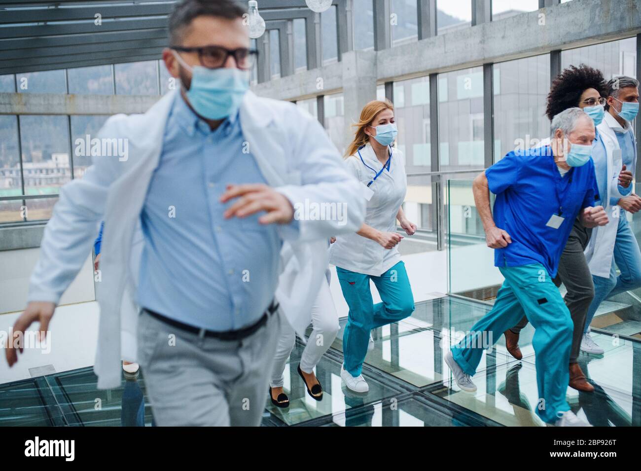 Professional people running hi-res stock photography and images - Alamy