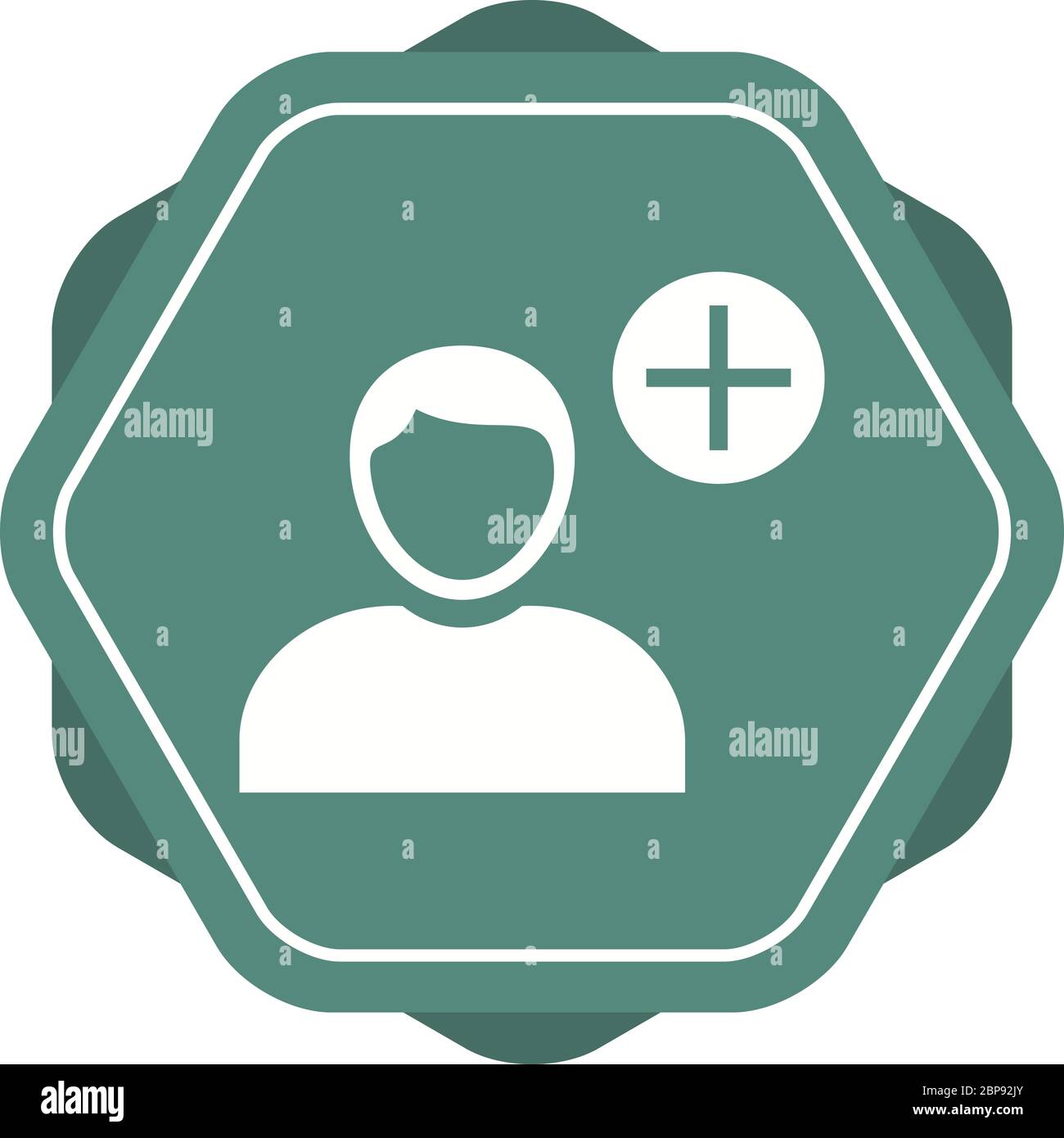 Beautiful Create User Glyph Vector Icon Stock Vector Image & Art - Alamy