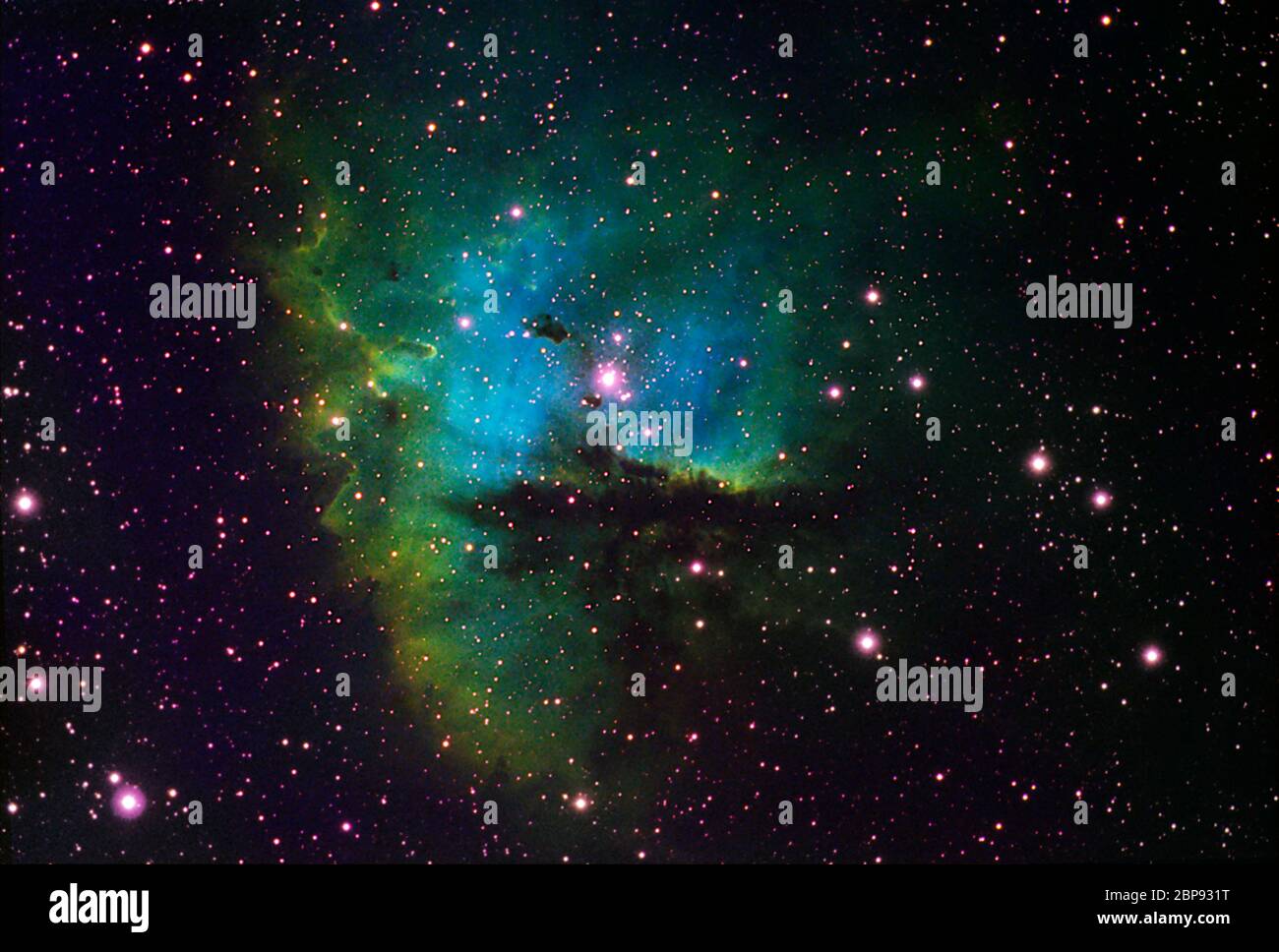 Pacman nebula hi-res stock photography and images - Alamy