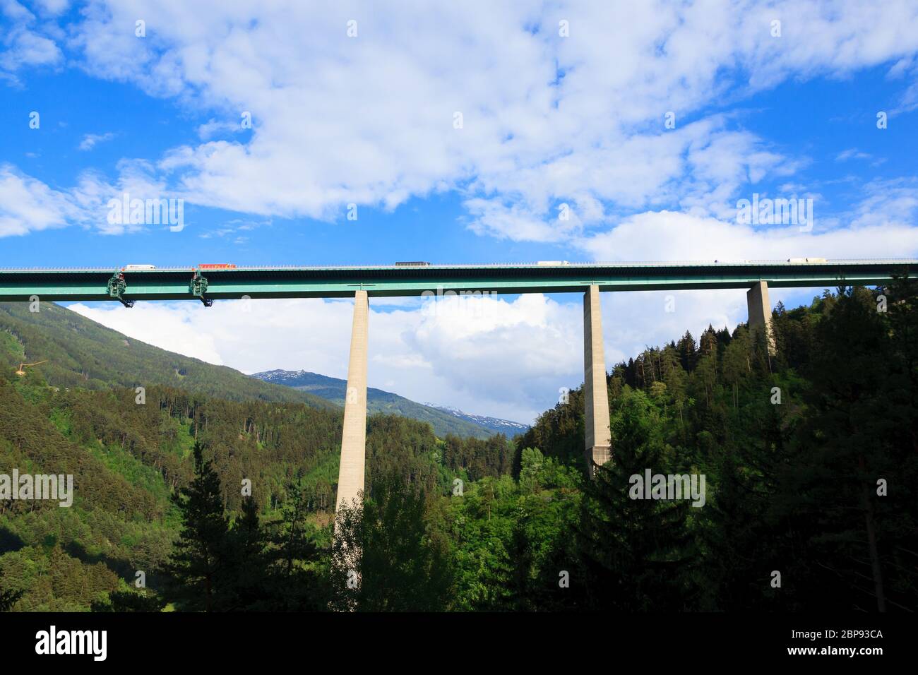 Europa Bridge near Innsbruck. Highest bridge in Europe Stock Photo - Alamy