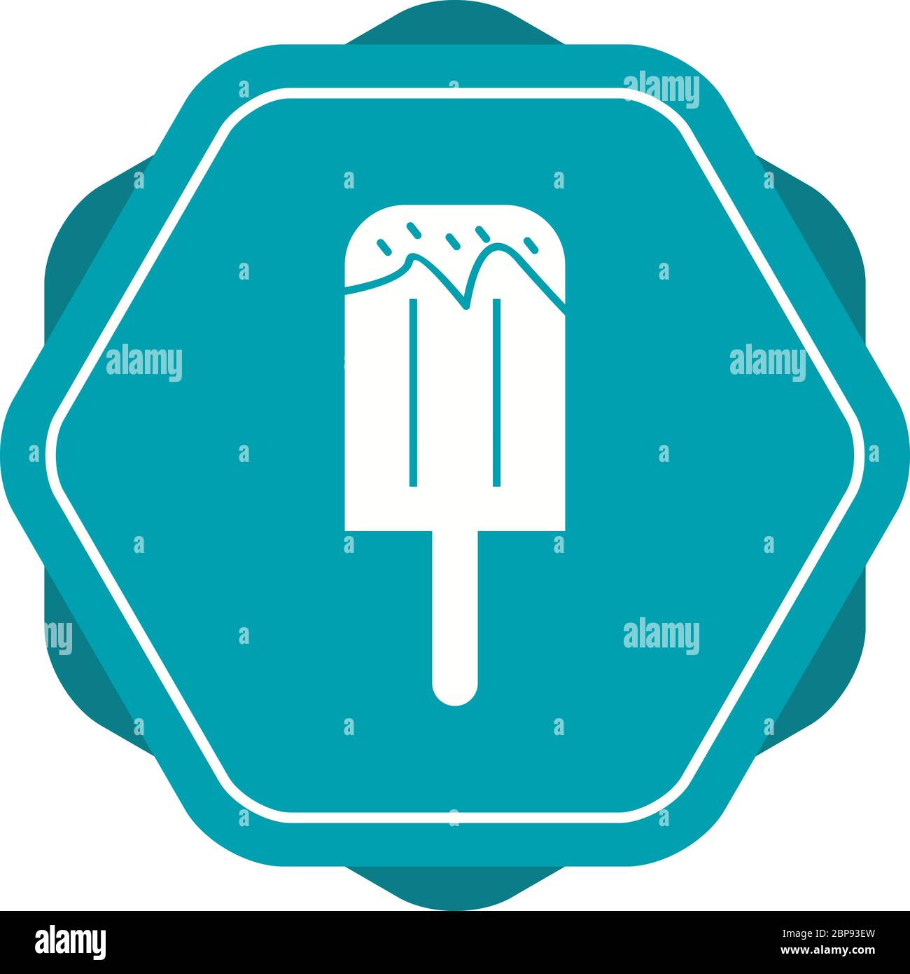 Beautiful Ice lolly Glyph Vector Icon Stock Vector Image & Art - Alamy