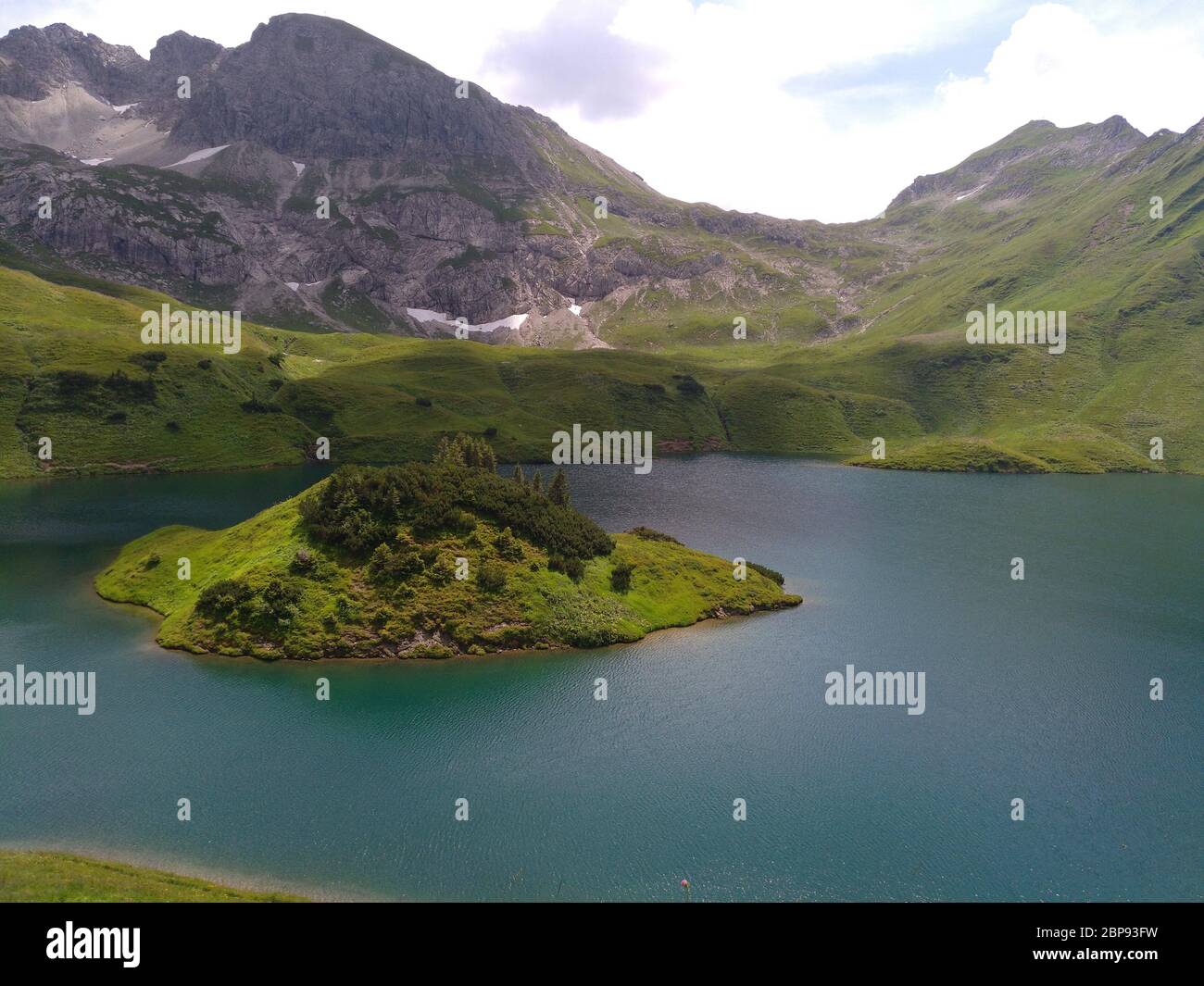 Schrecksee an alpine lake in southern Germany Stock Photo - Alamy