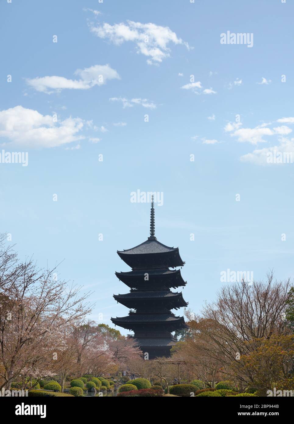 Five storey pagoda of toji temple hi-res stock photography and images ...