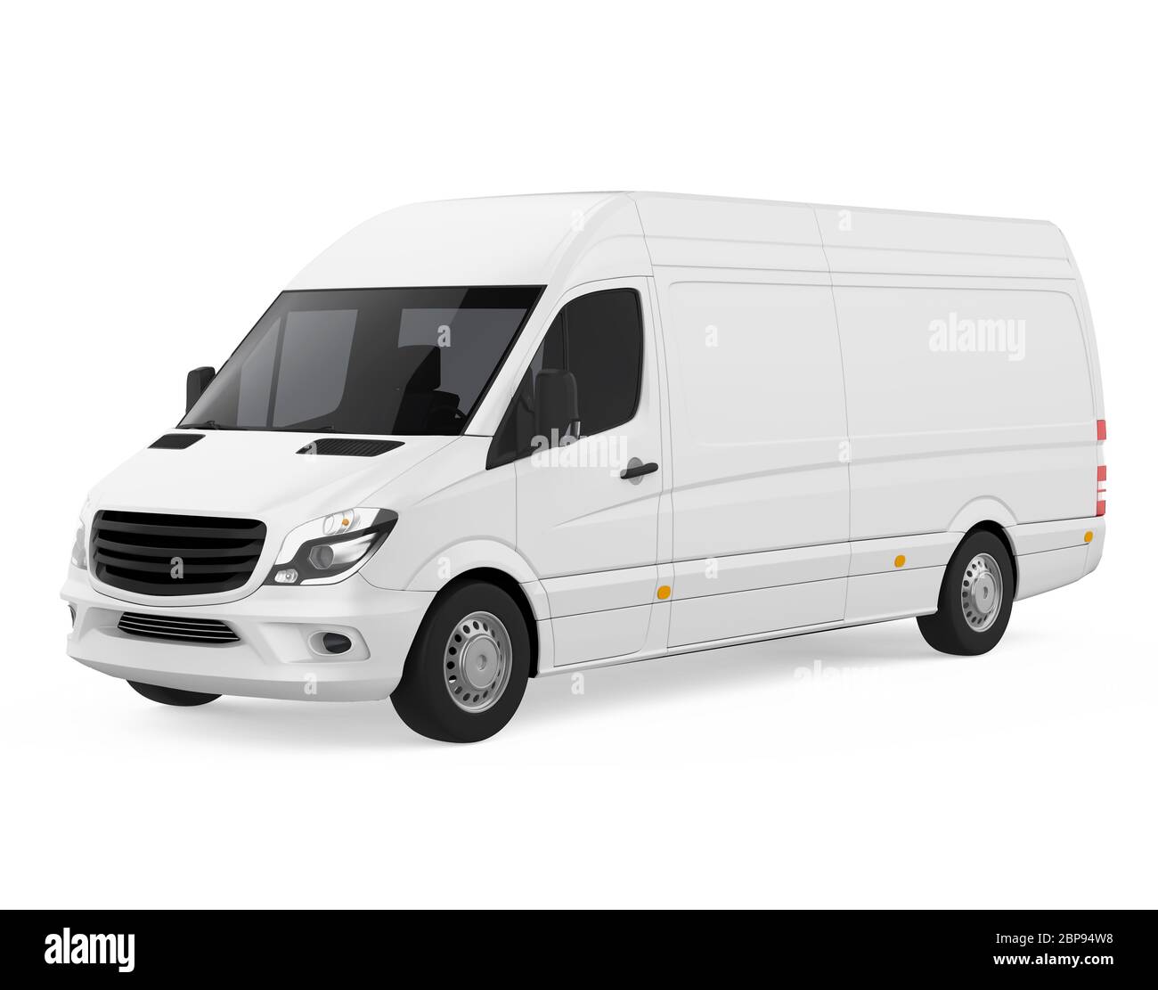Delivery Van Isolated Stock Photo - Alamy