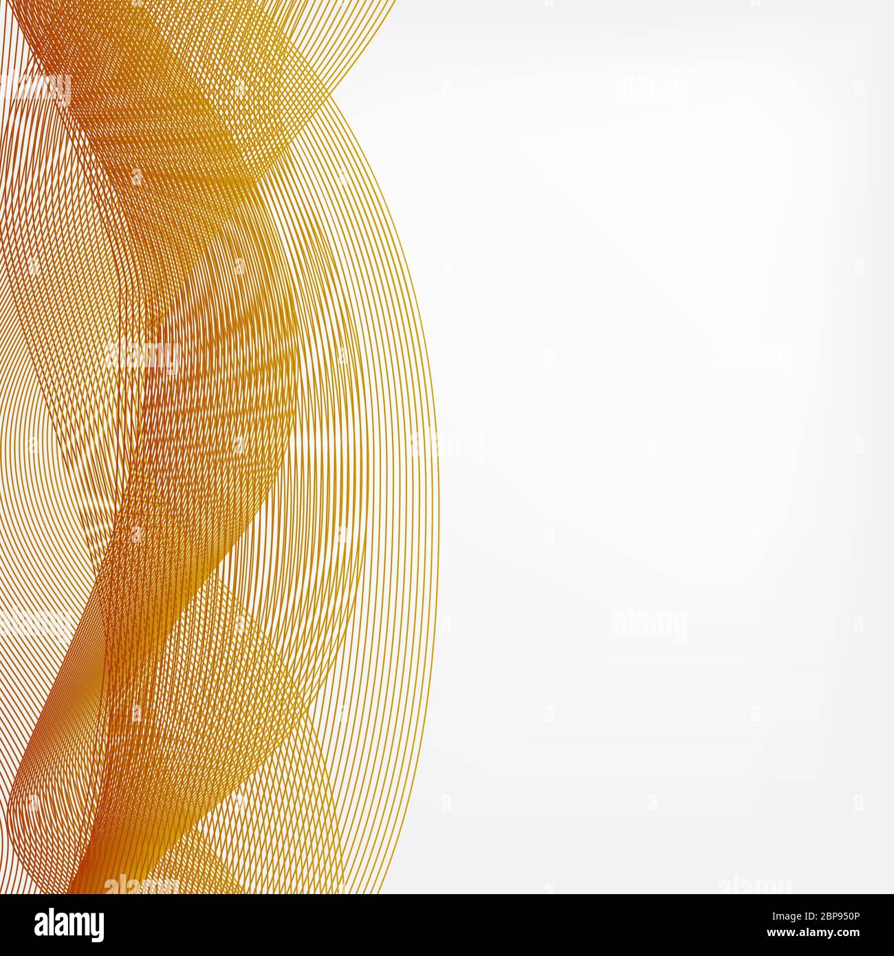 abstract waved line background - golden yellow Stock Photo - Alamy