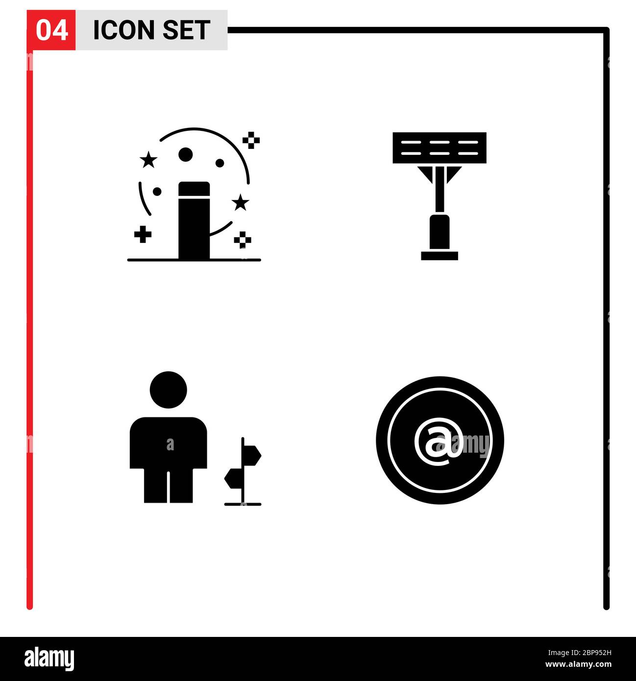 Direction sign at stadium Stock Vector Images - Alamy