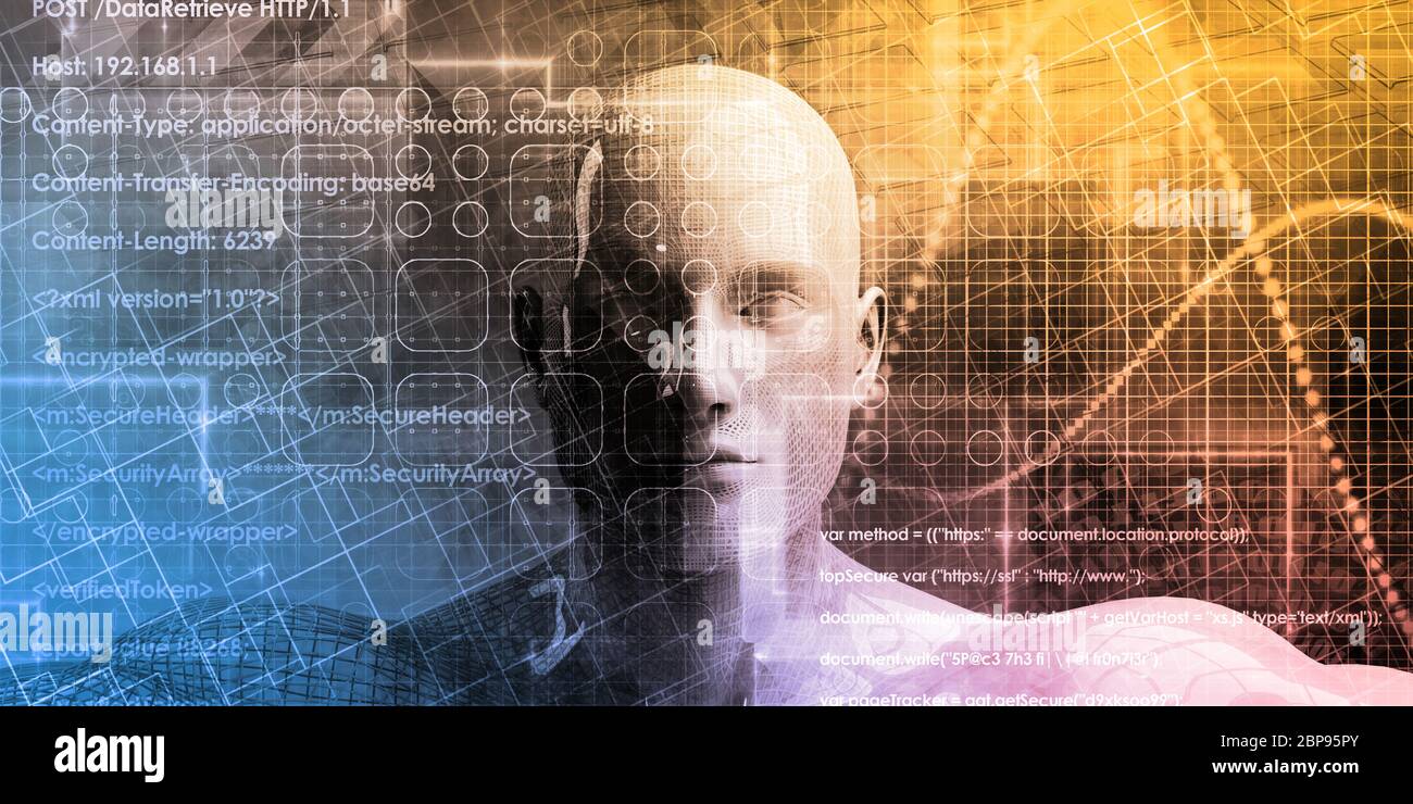 Full stack web developer background High Resolution Stock Photography ...