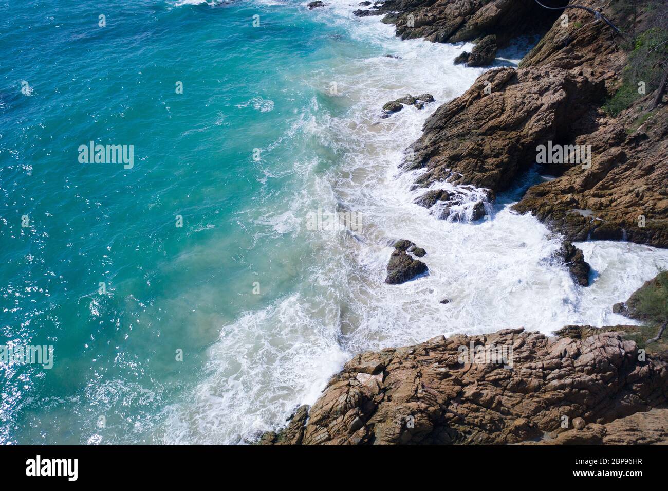 Cinematic aerial view tropical beach hi-res stock photography and ...