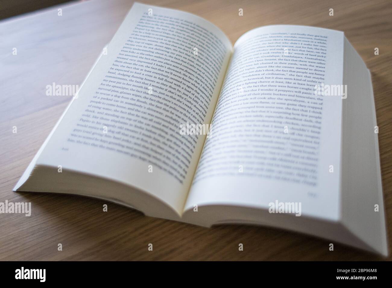 close up of an open book Stock Photo - Alamy