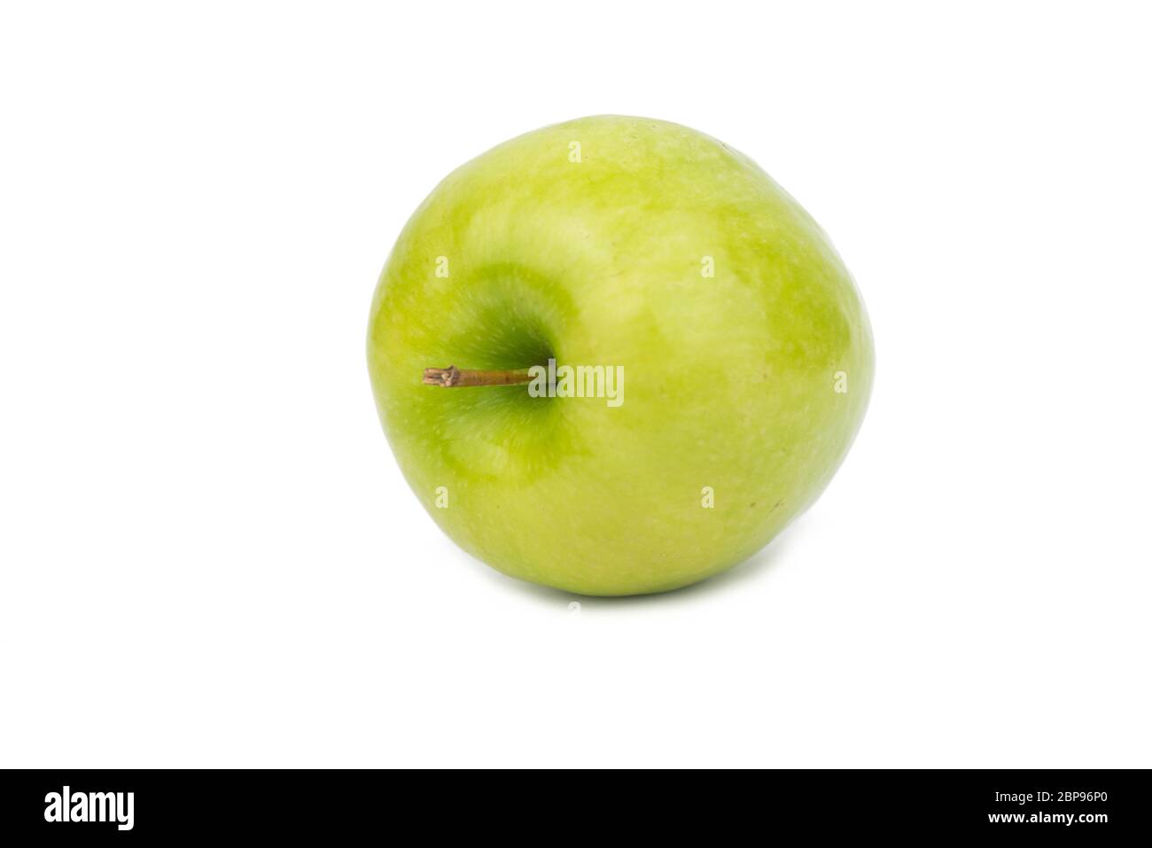 Green Granny Smith Apple Isolated On the White Background Stock Photo ...