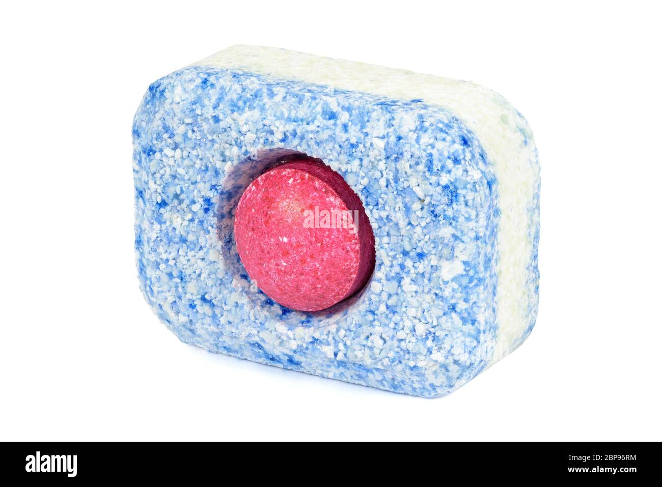 Dishwasher tablet isolated on white background with clipping path Stock ...