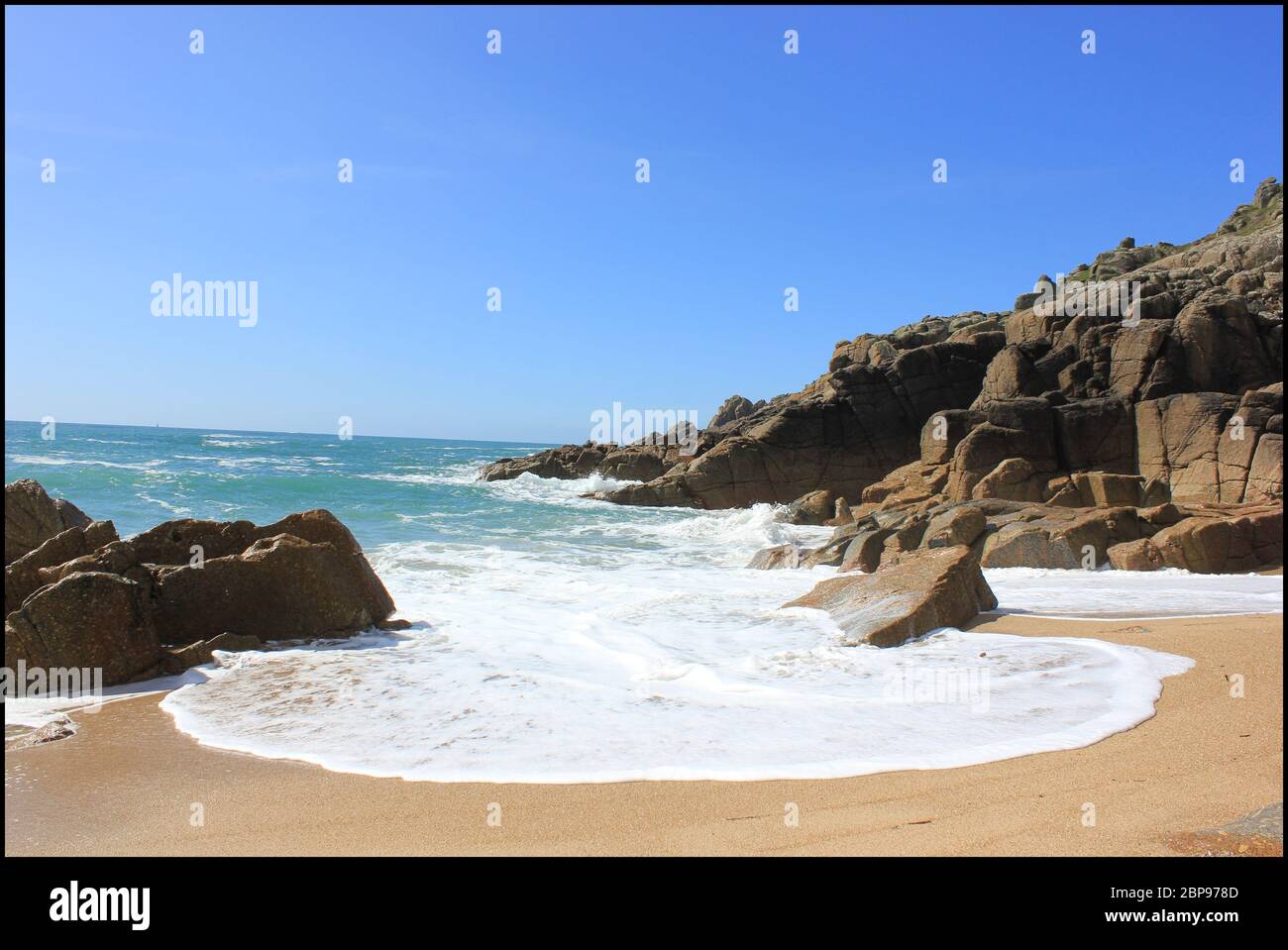 English white sandy beach Stock Photo - Alamy
