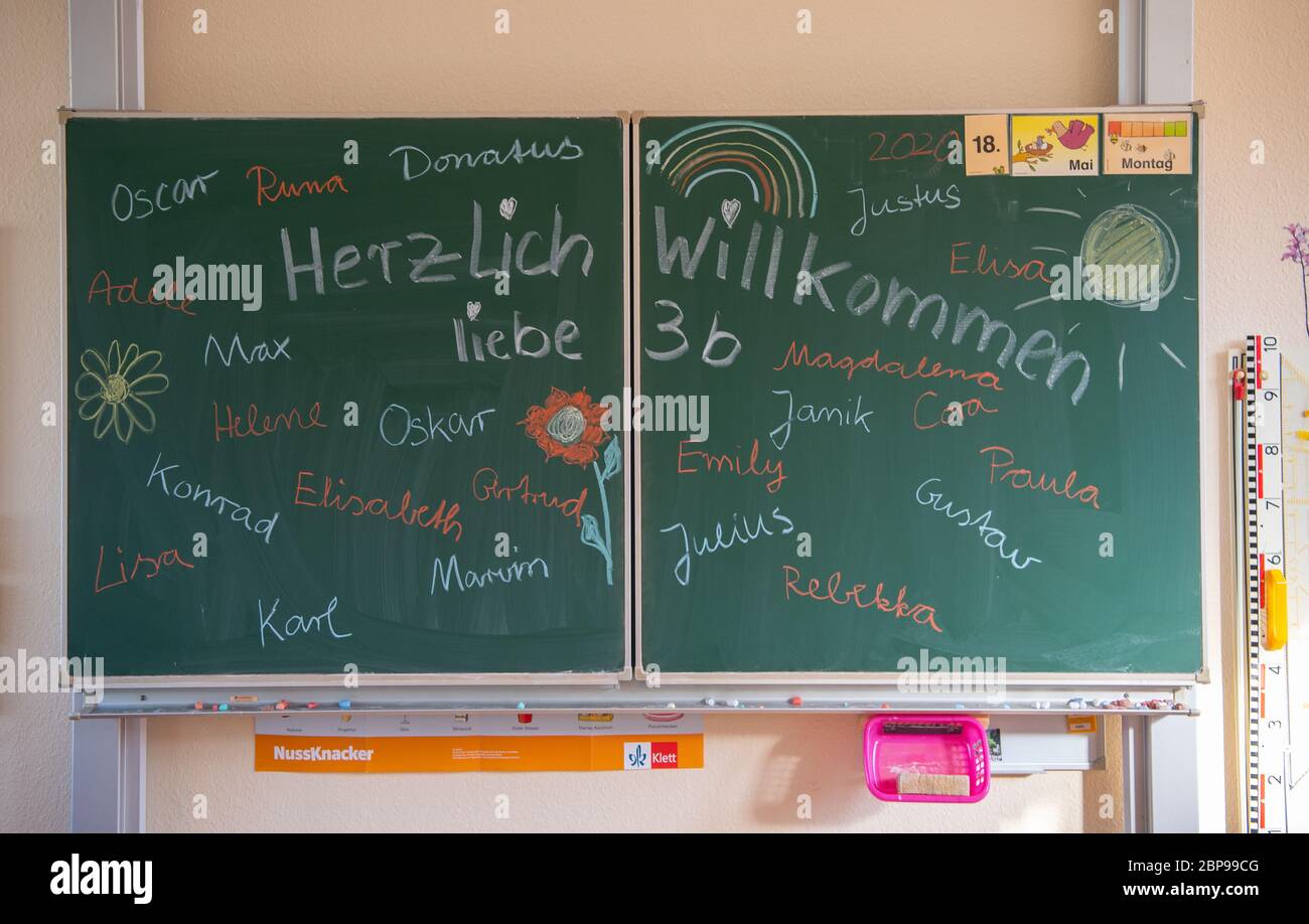 Classroom rules written on blackboard hi-res stock photography and ...