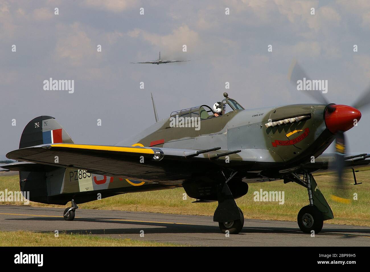 Hawker Hurricane PZ865 of the RAF's Battle of Britain Memorial Flight ...