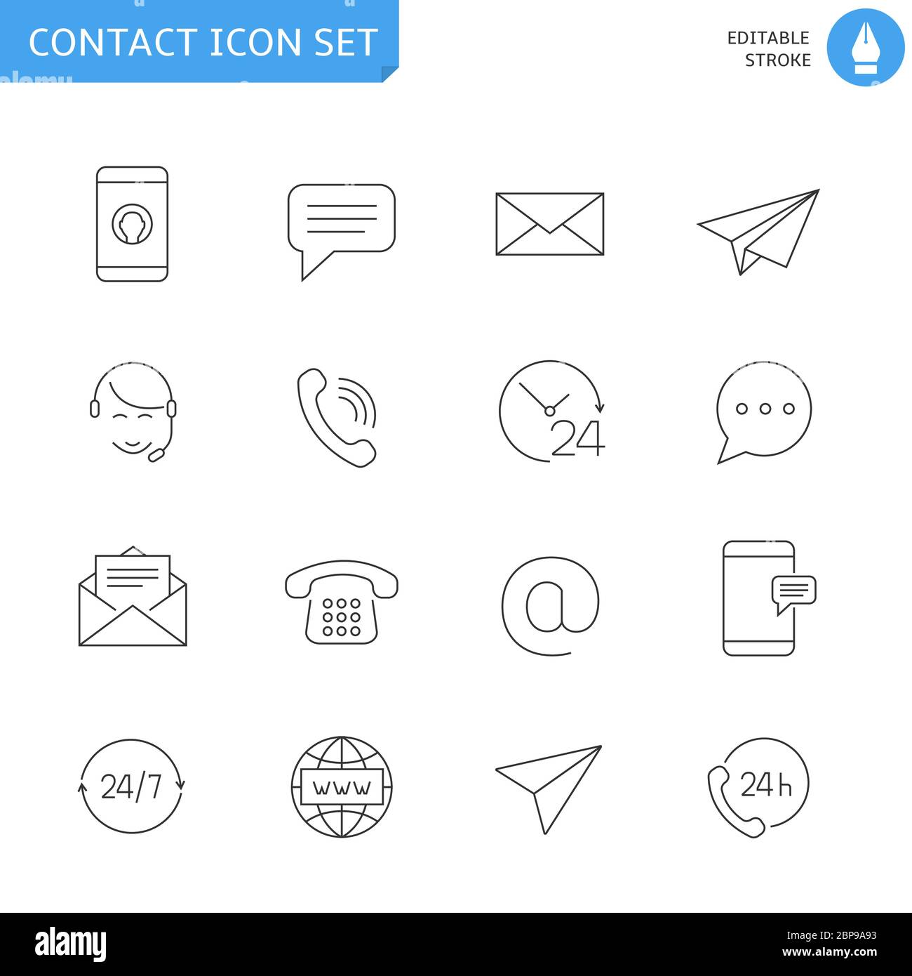 Customer service provider icon hi-res stock photography and images - Alamy