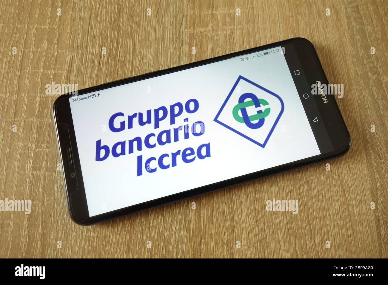 Gruppo Bancario Iccrea logo displayed on smartphone Stock Photo - Alamy