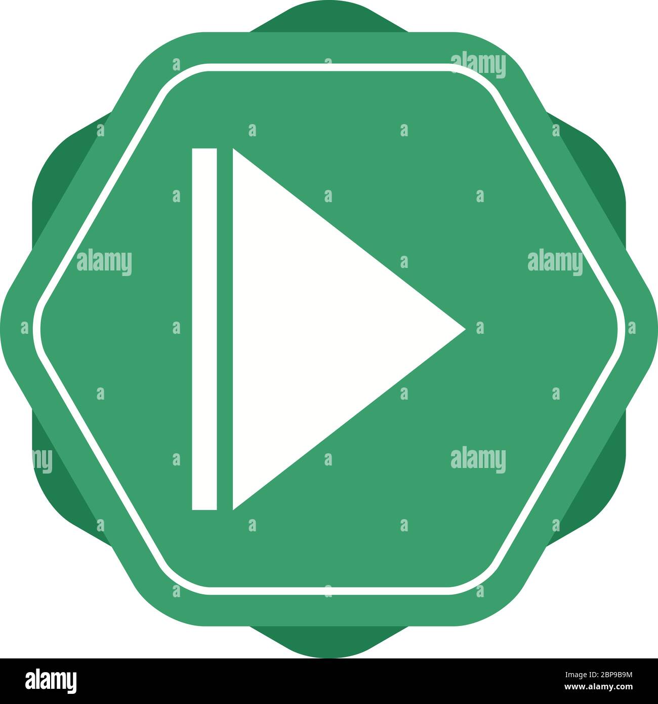 Beautiful Arrow Next Glyph Vector Icon Stock Vector Image & Art - Alamy