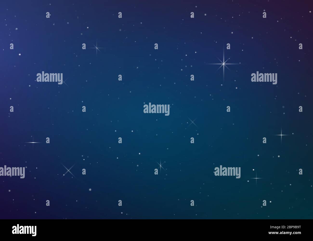 Starry sky color background. Dark night sky. Infinity space with shiny ...