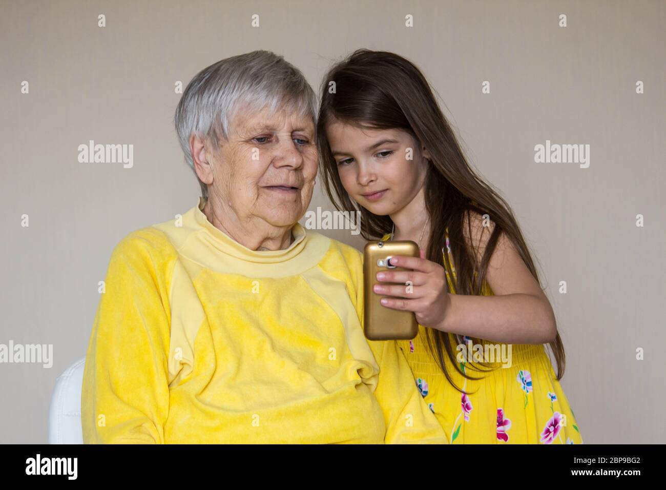 Granny funny child hi-res stock photography and images - Alamy