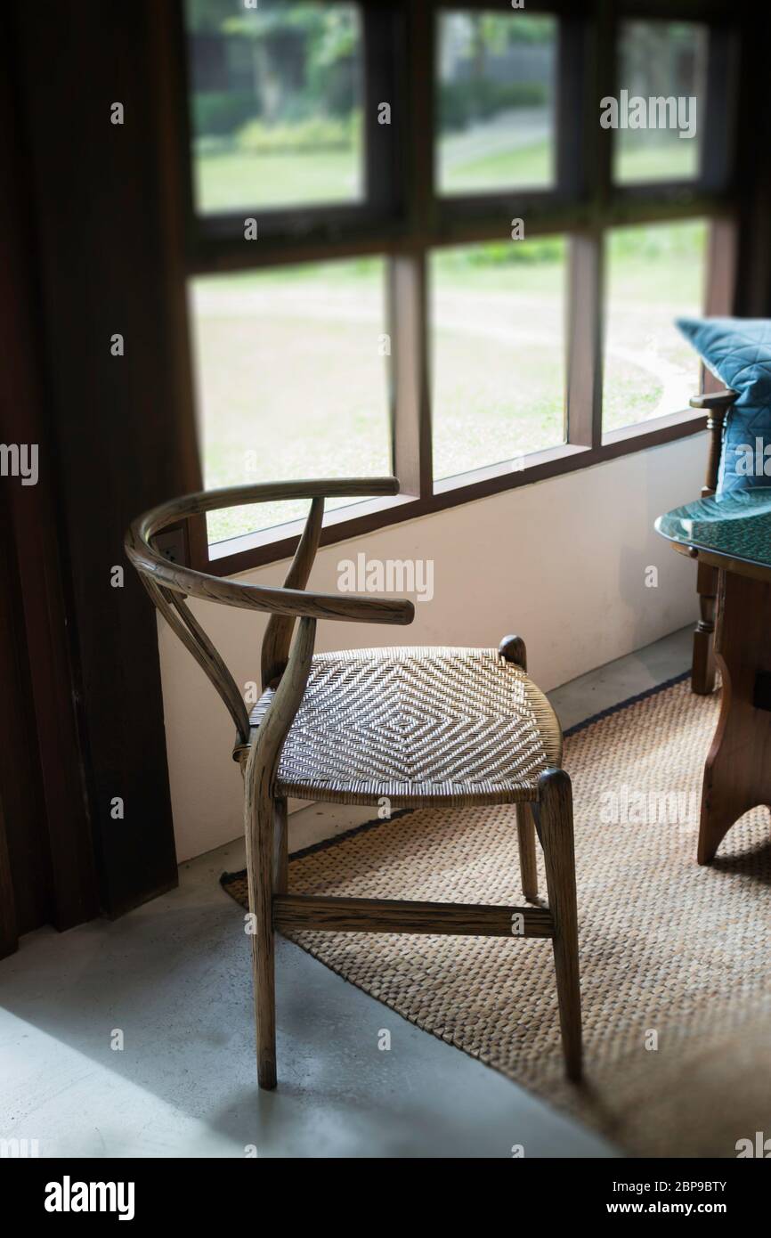 Classic coffee shop decorated with wooden interior, stock photo Stock ...