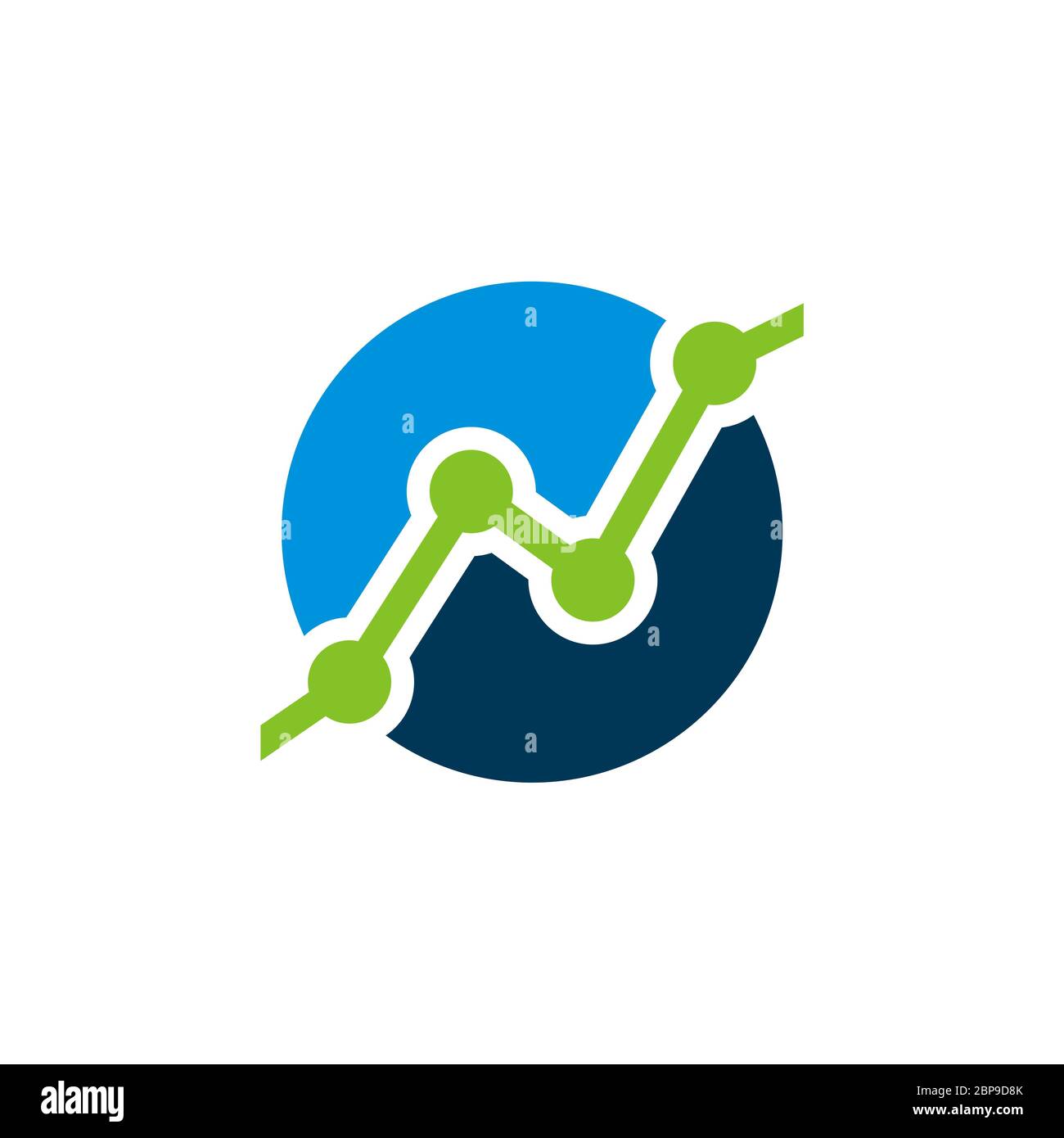 Stock Exchange Statistic Logo Template Illustration Design. Vector EPS ...