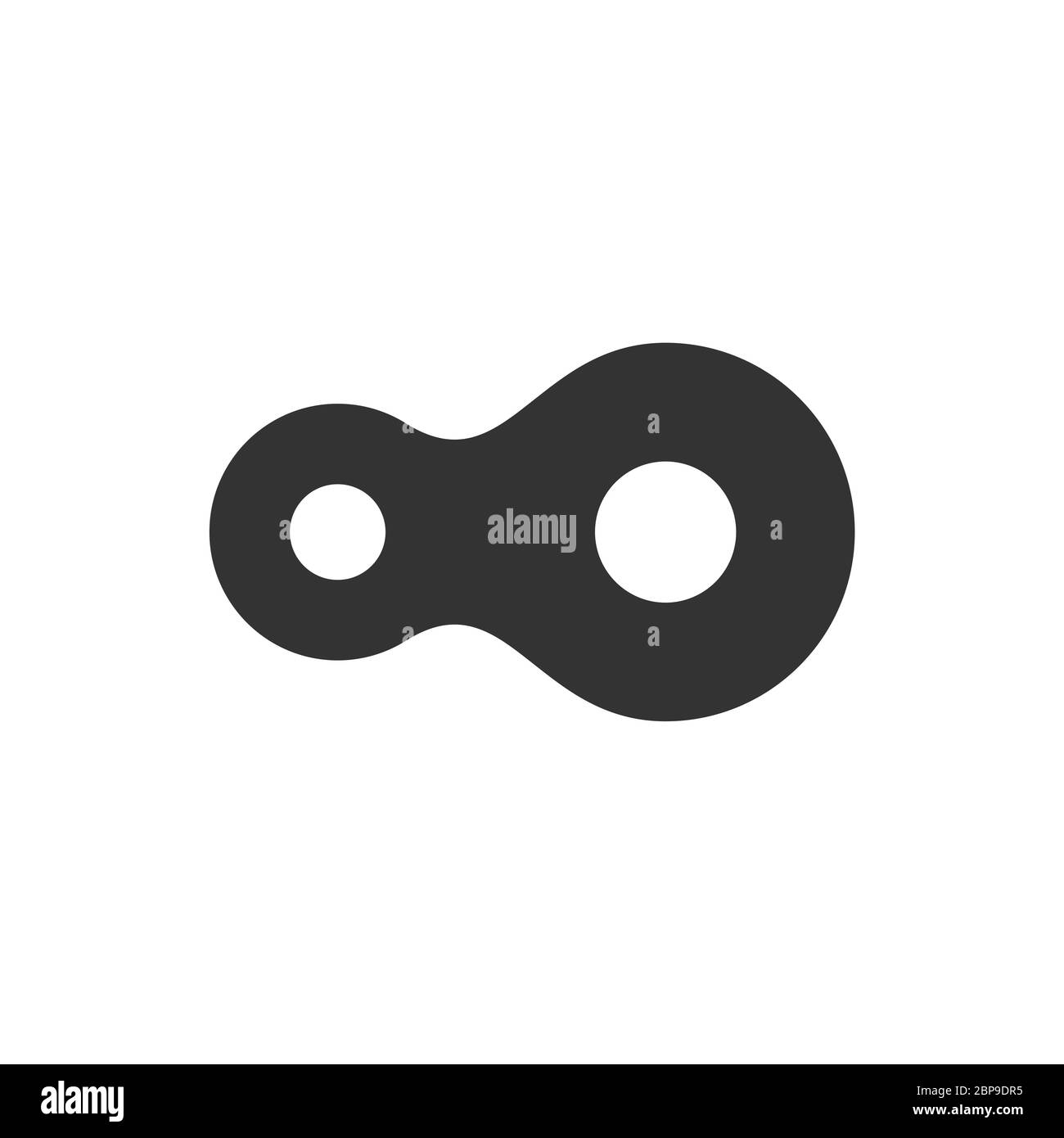 Chain Loop Logo Template Illustration Design. Vector EPS 10 Stock Photo ...