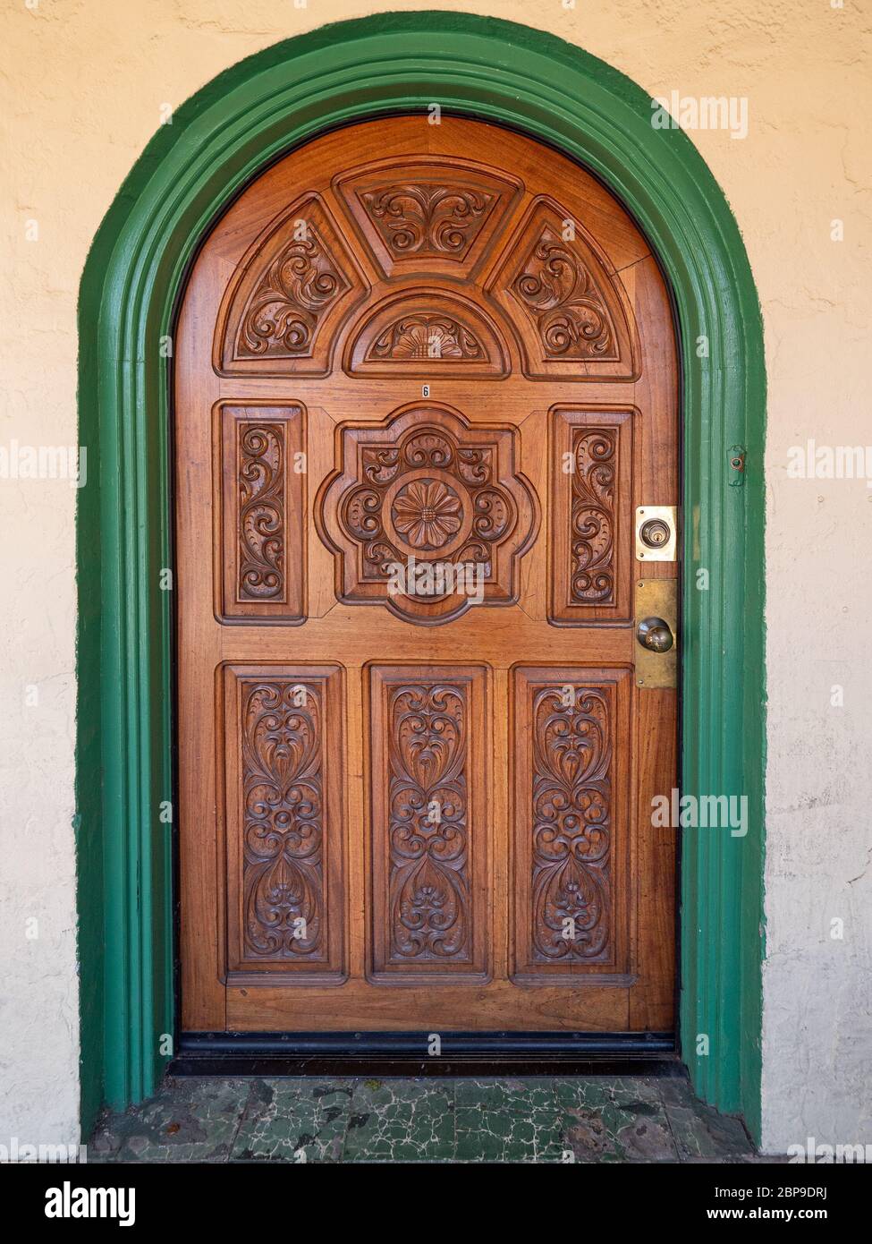 Beautifully carved wooden door hi-res stock photography and images - Alamy
