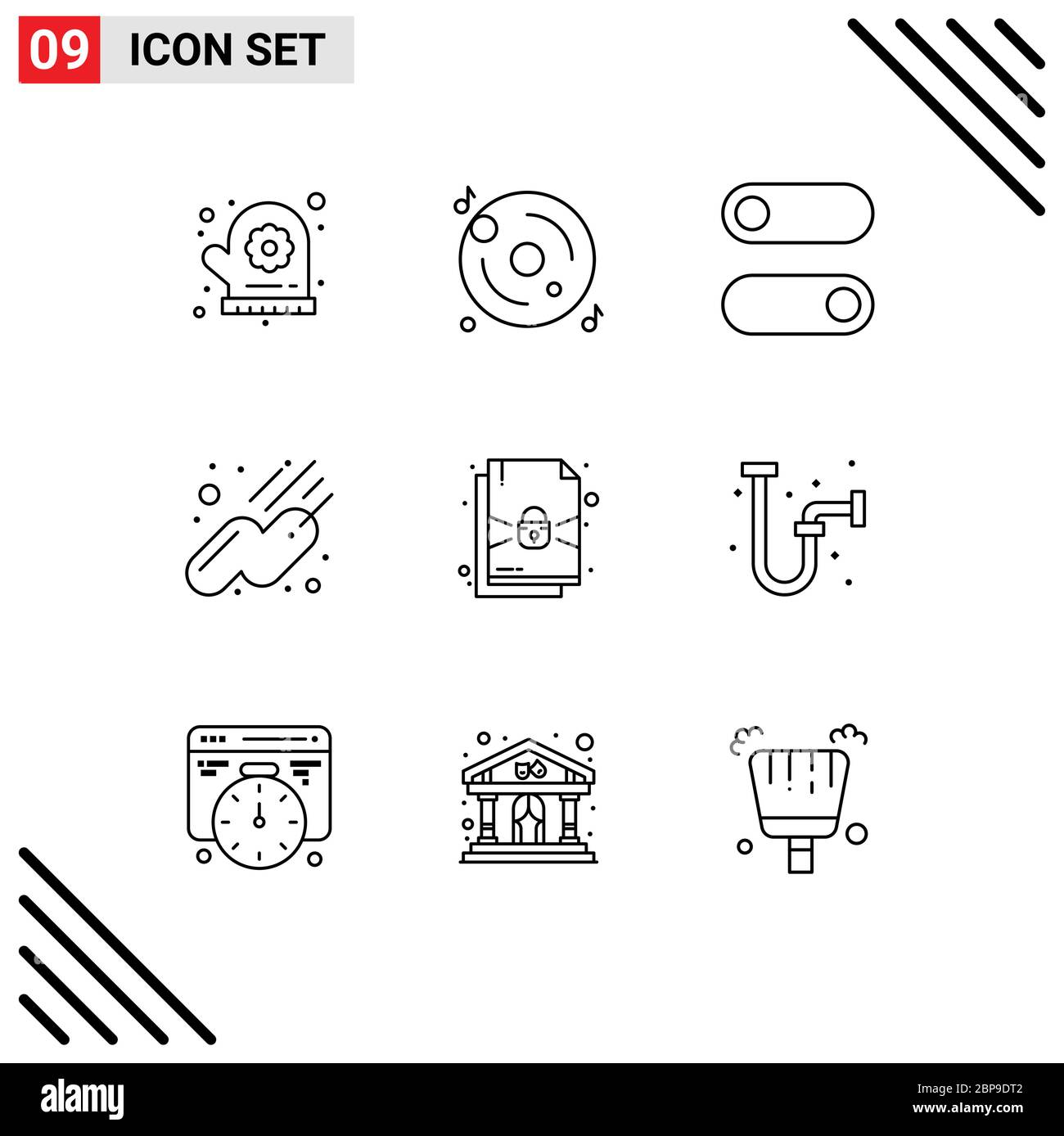 Lock drain Stock Vector Images - Alamy