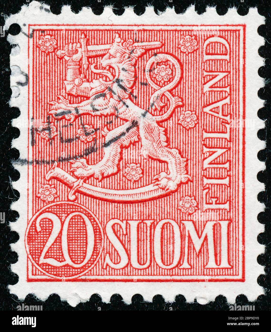 POLTAVA, UKRAINE - May 15, 2020. Vintage stamp printed in Finland circa ...