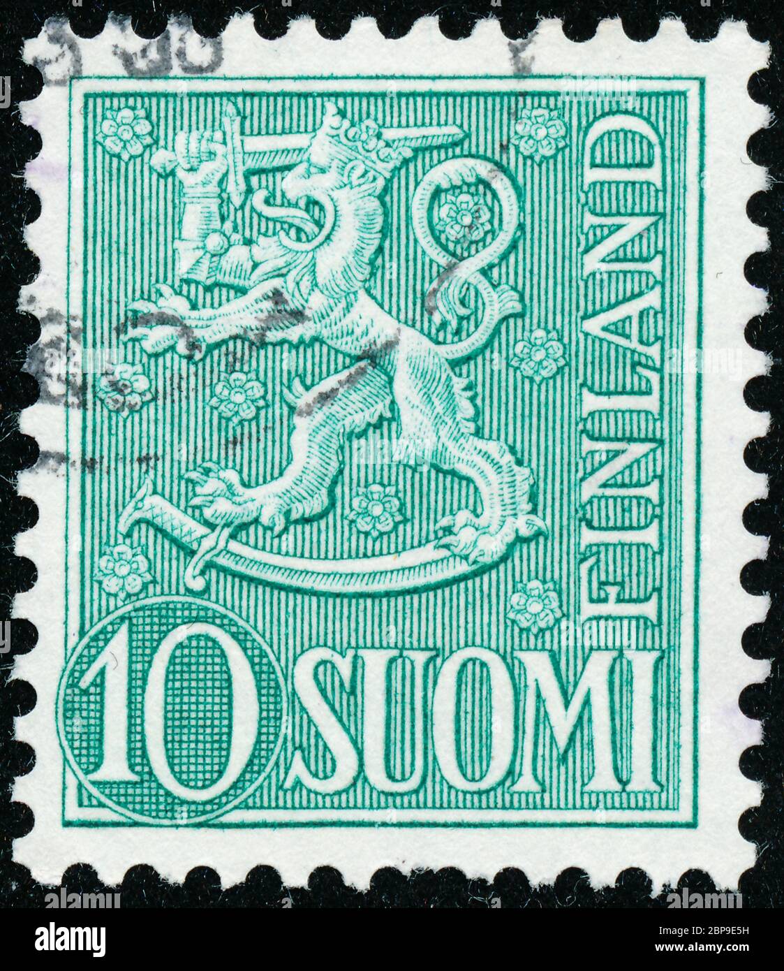POLTAVA, UKRAINE - May 15, 2020. Vintage stamp printed in Finland circa ...