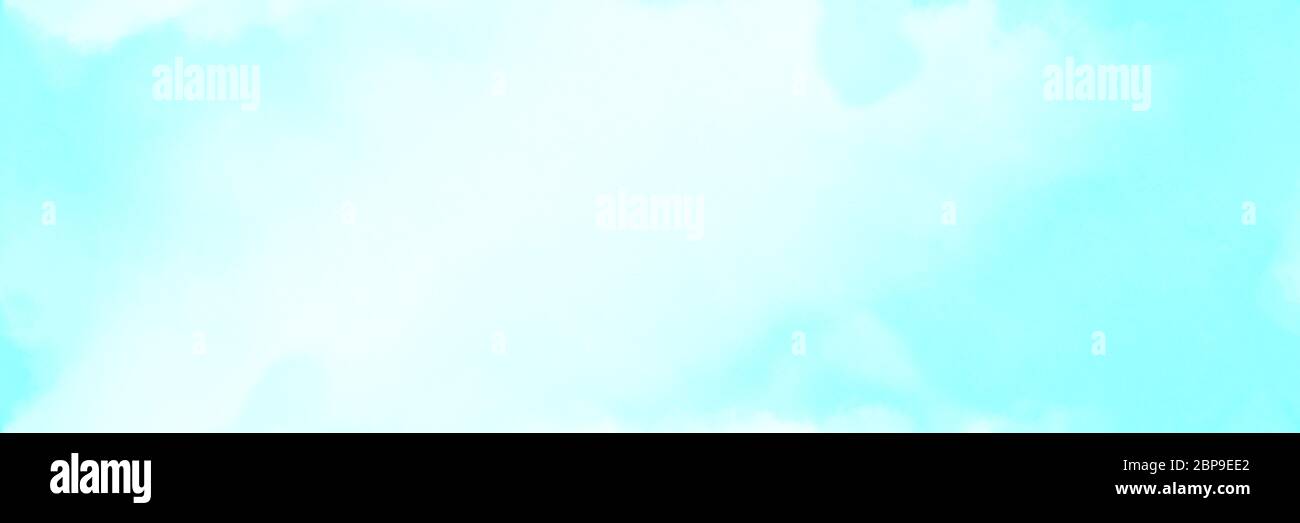 abstract watercolor background with watercolor paint with light cyan ...