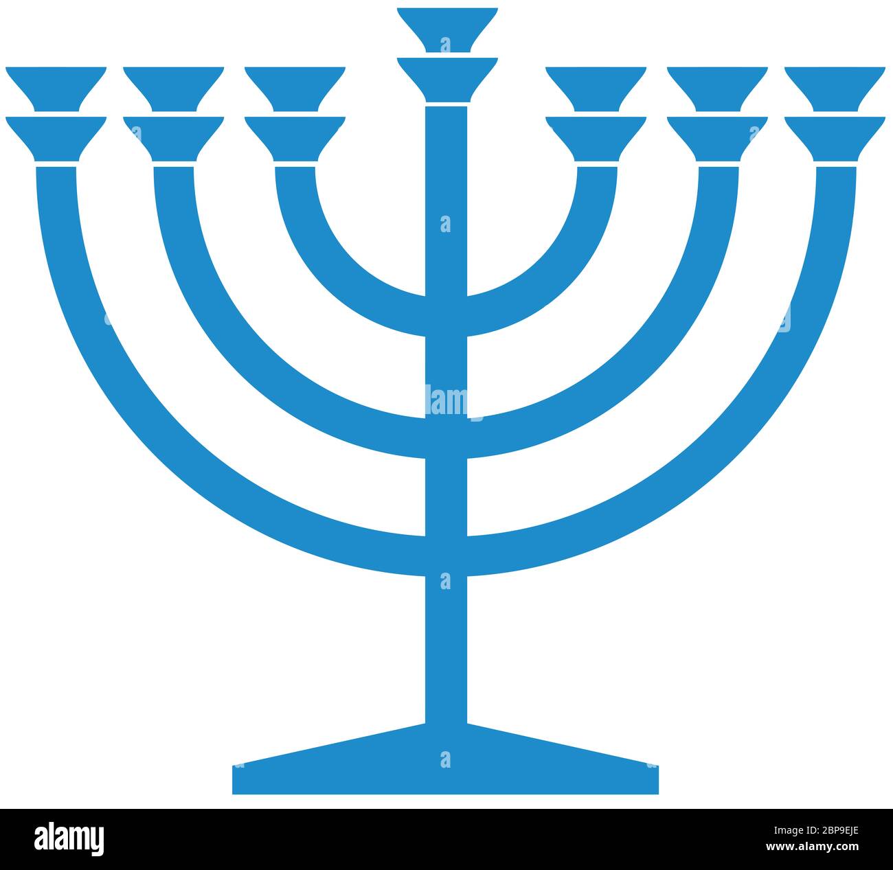 jewish judaism hanukkah blue illustration religious traditional Stock ...