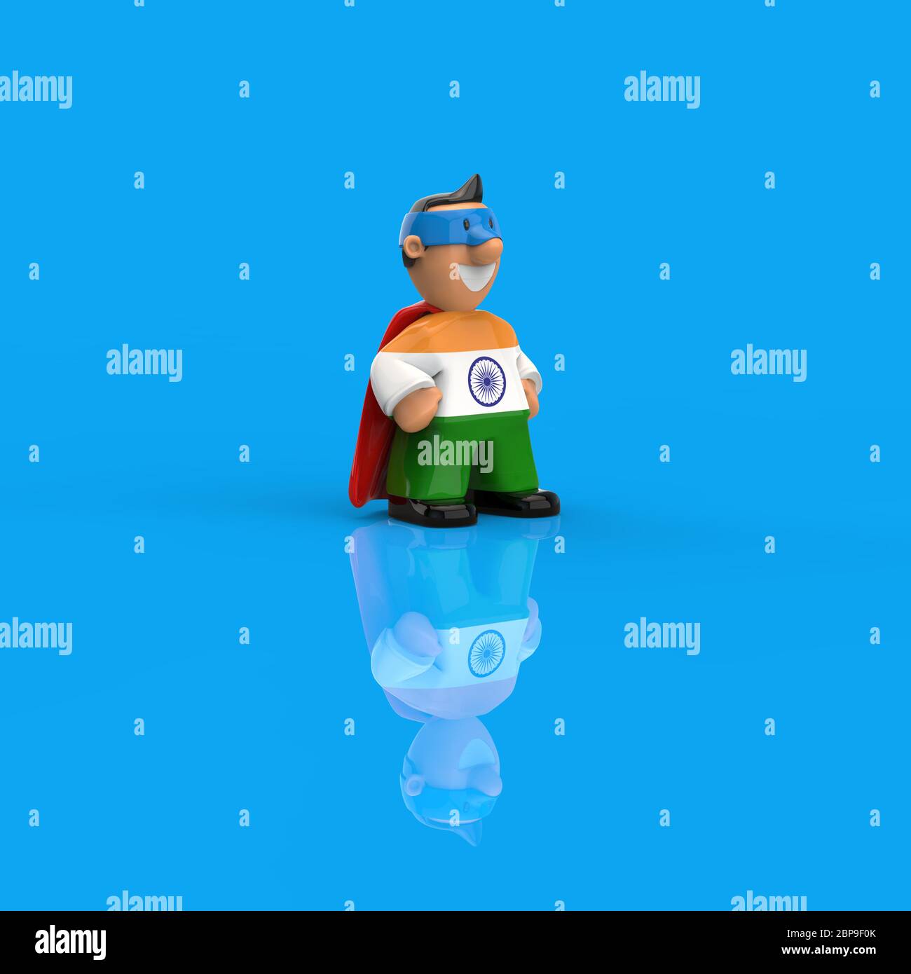 Superhero concept - 3D Illustration Stock Photo - Alamy