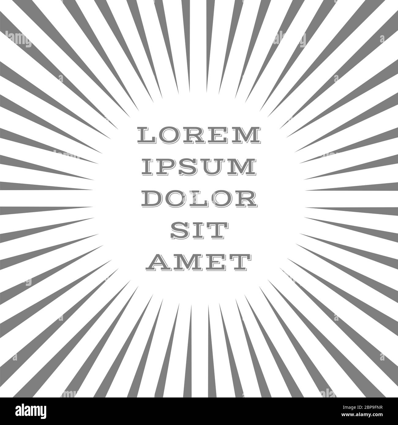 Sunburst Frame Border Template Illustration Design. Vector EPS 10 Stock ...