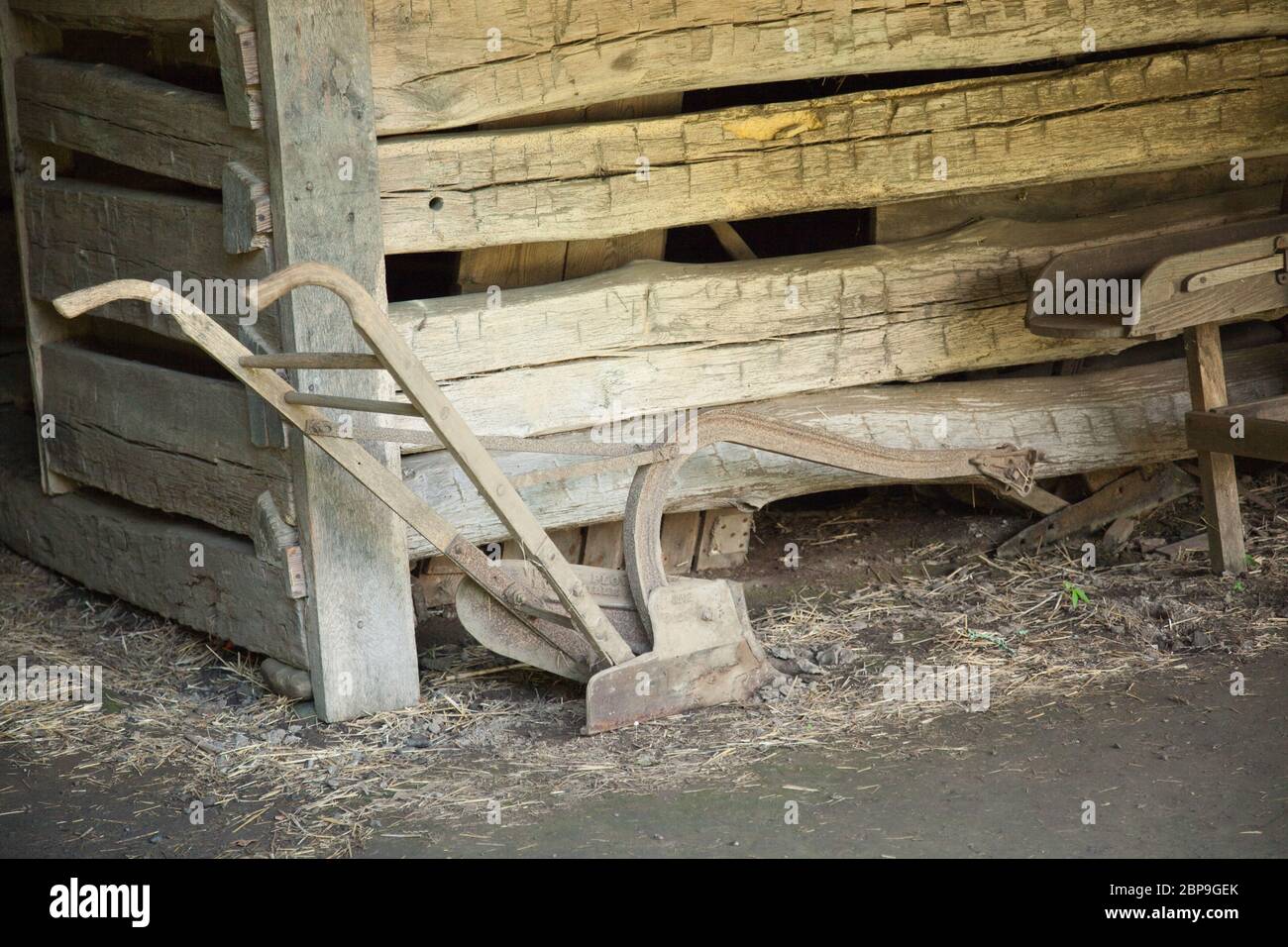 Ancient hand plow hi-res stock photography and images - Alamy