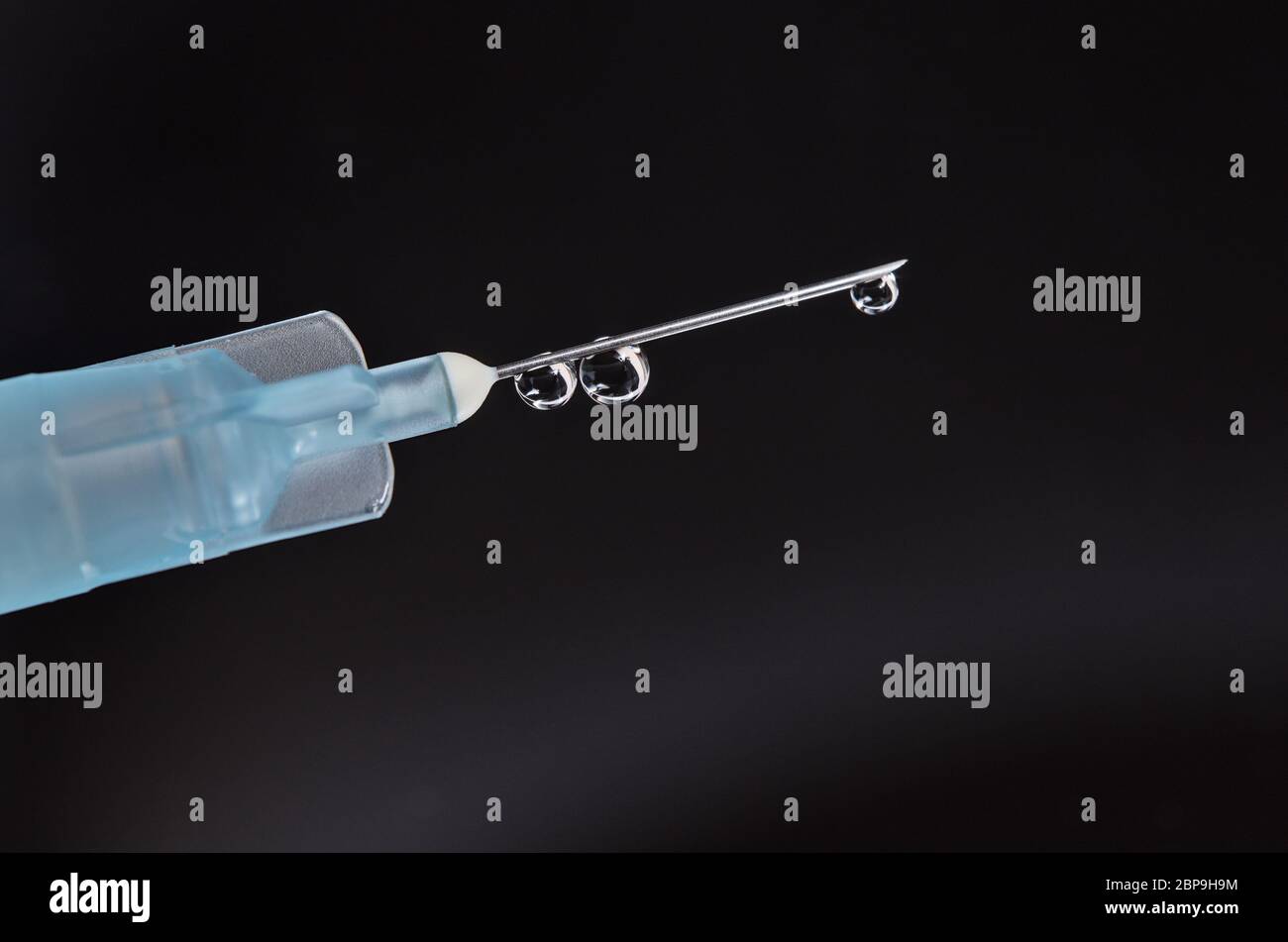 Syringe needle close-up shot. Medical and healthcare themes Stock Photo ...