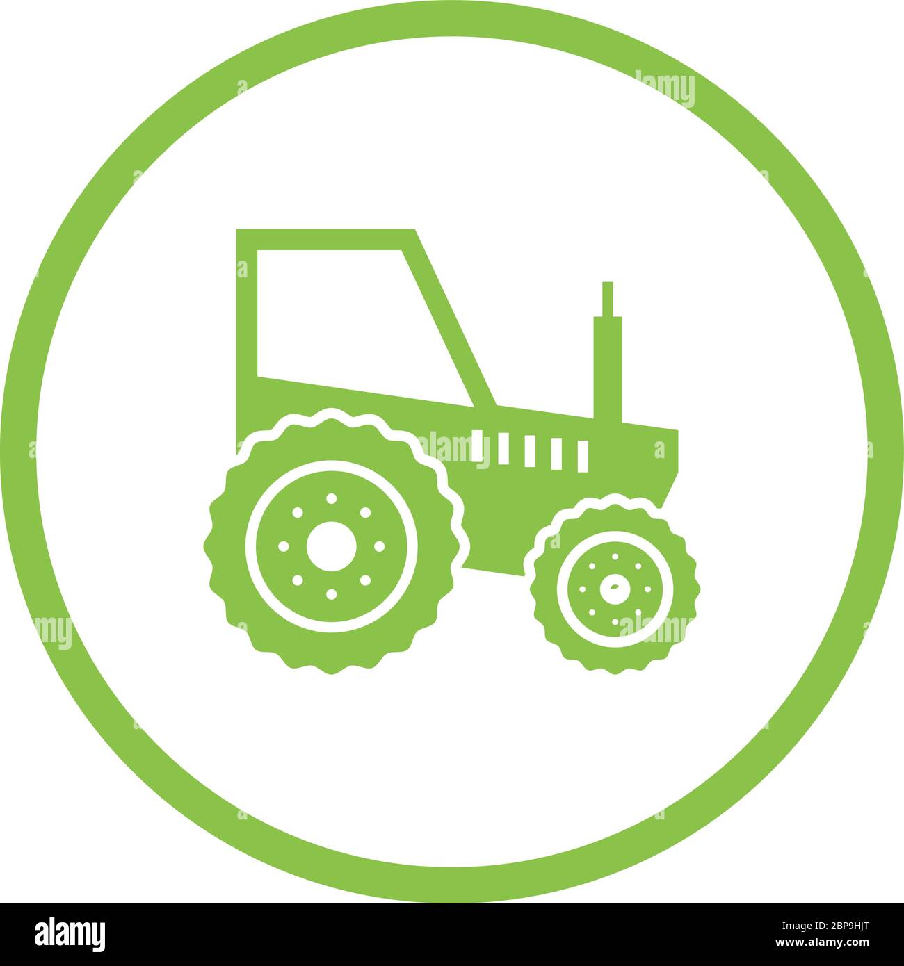 Beautiful Tractor Glyph Vector Icon Stock Vector Image & Art - Alamy