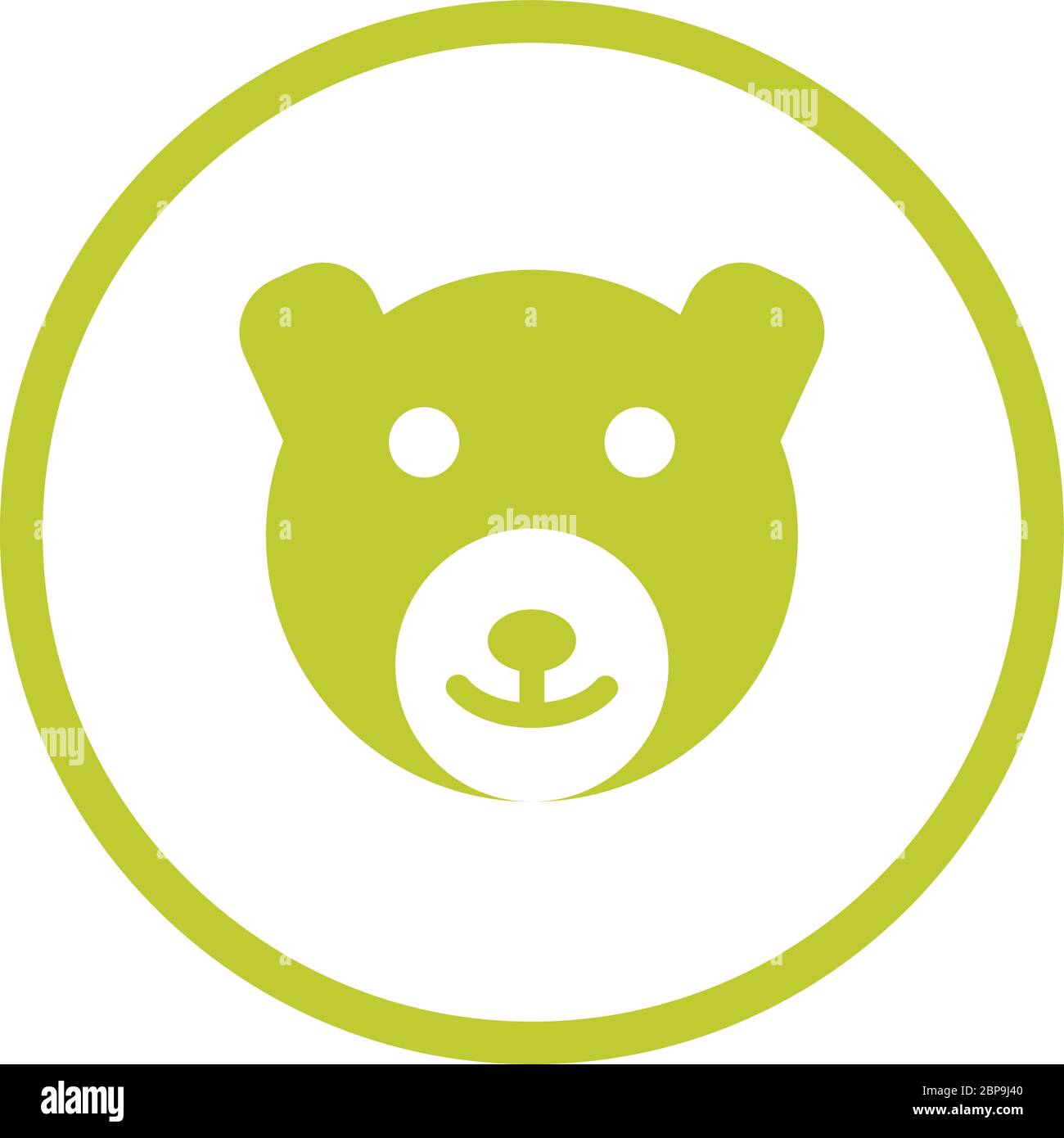 Beautiful Bear Glyph Vector Icon Stock Vector Image & Art - Alamy