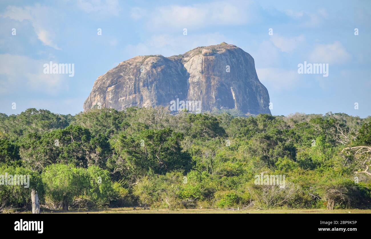 natural scenery with rock formation seen in Sri Lanka Stock Photo - Alamy