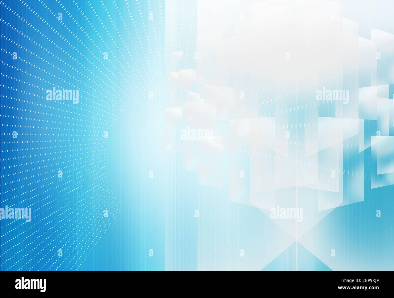 Abstract blue theme background with transparent surfaces Stock Photo ...
